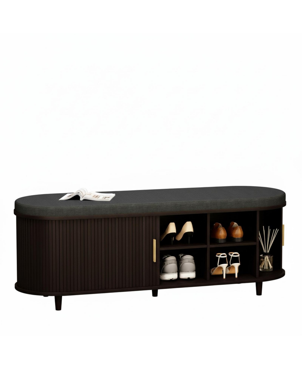 Click here for Yigii 2-Tier Storage Shoe Bench Thickened Padded S... prices