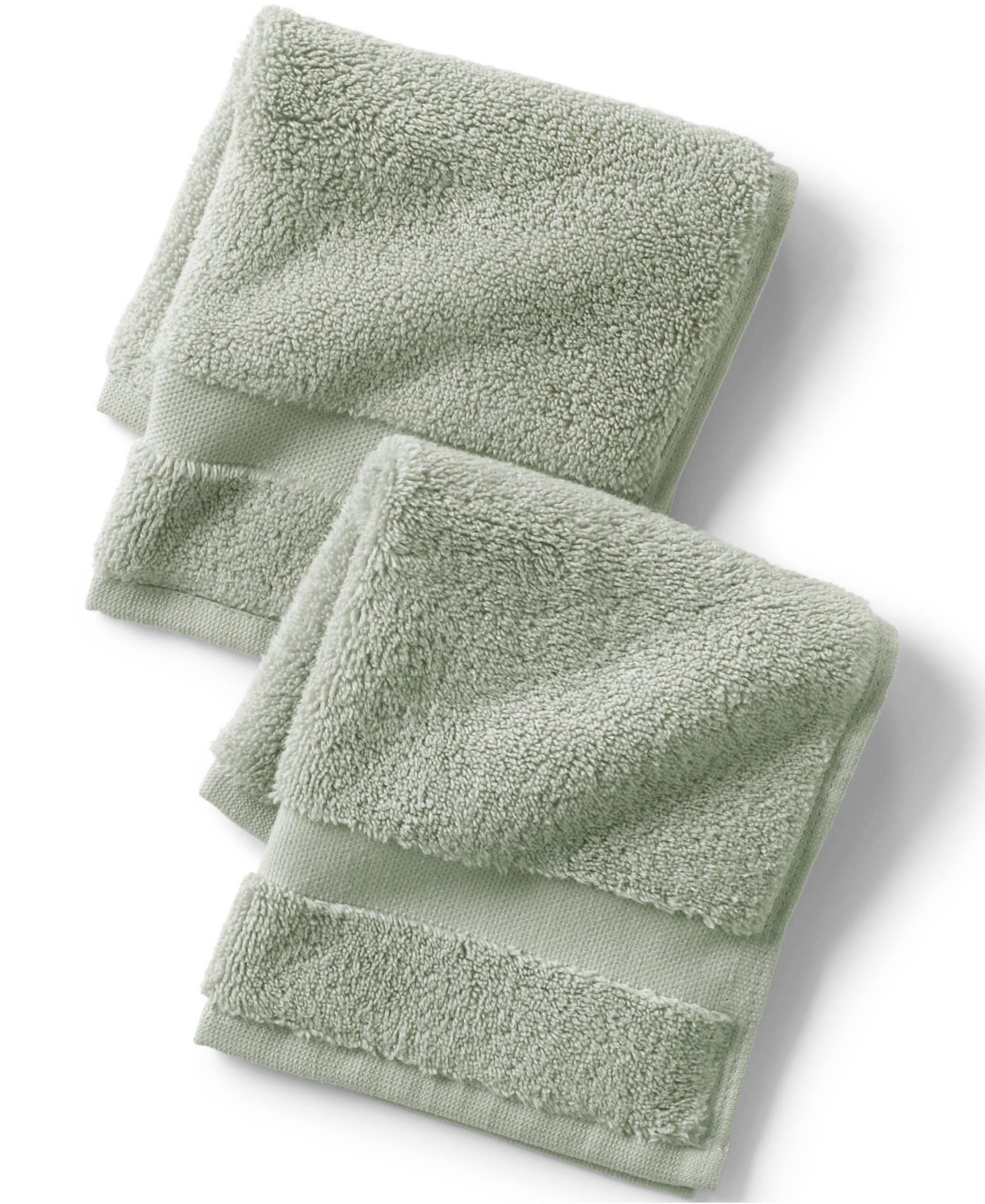 Click here for Lands End Essential Cotton 2-Piece Washcloth Set -... prices