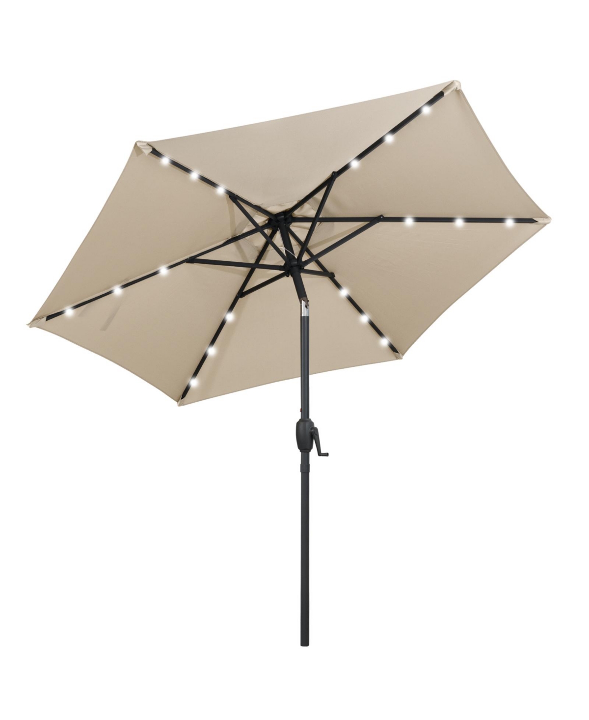 Click here for Sugift 7.5 ft Solar Powered Patio Umbrella with Le... prices
