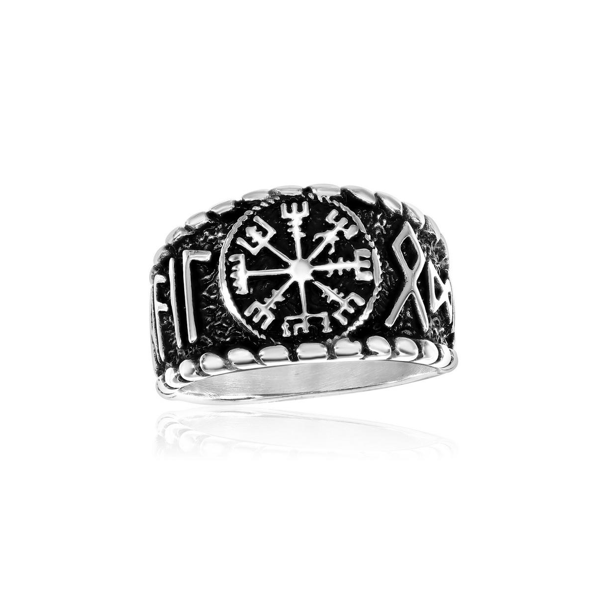 Click here for Metallo Stainless Steel Oxidized Designed Ring - O... prices