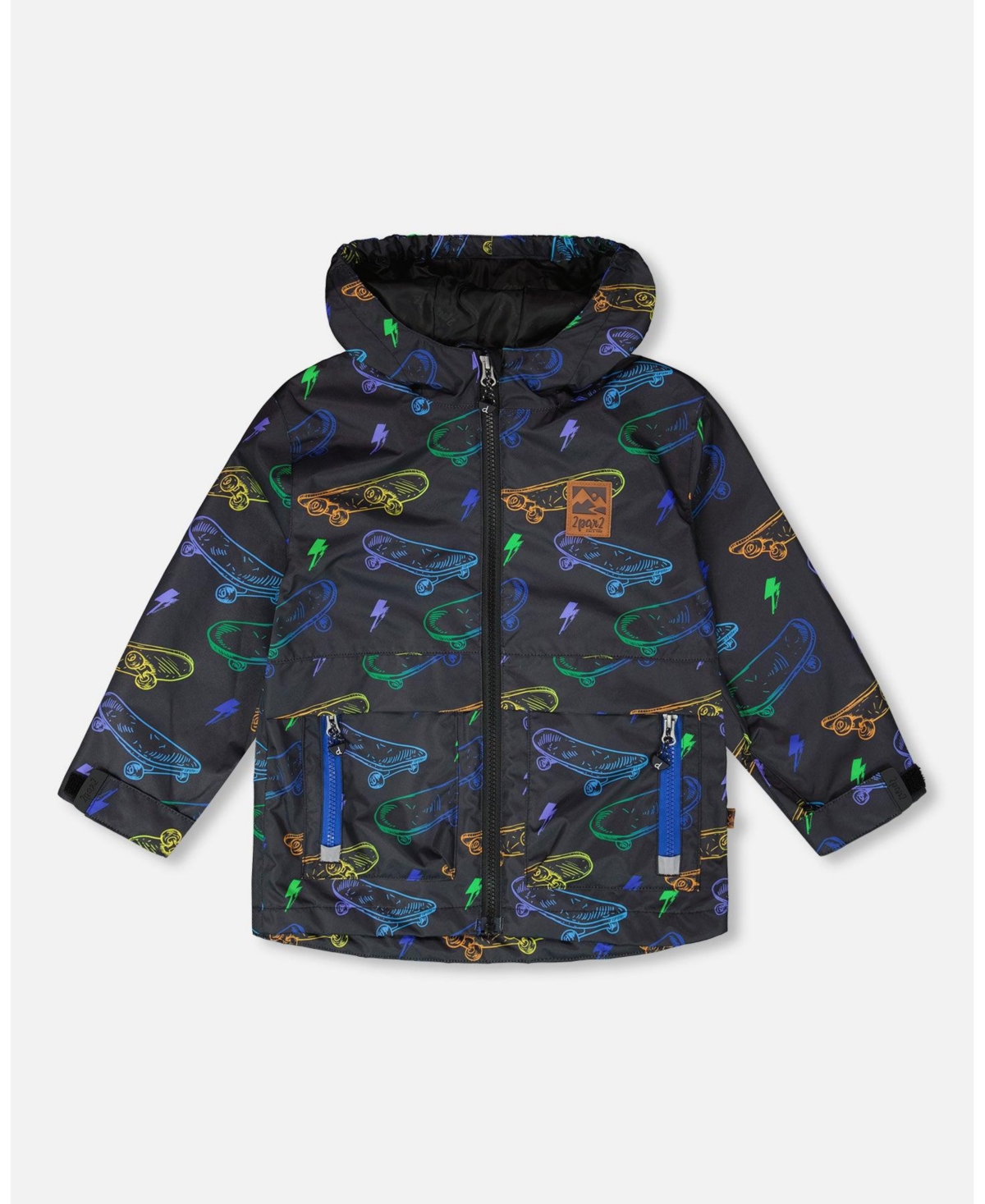 Click here for Deux par Deux Big Boys Mid-Season Jacket Printed S... prices