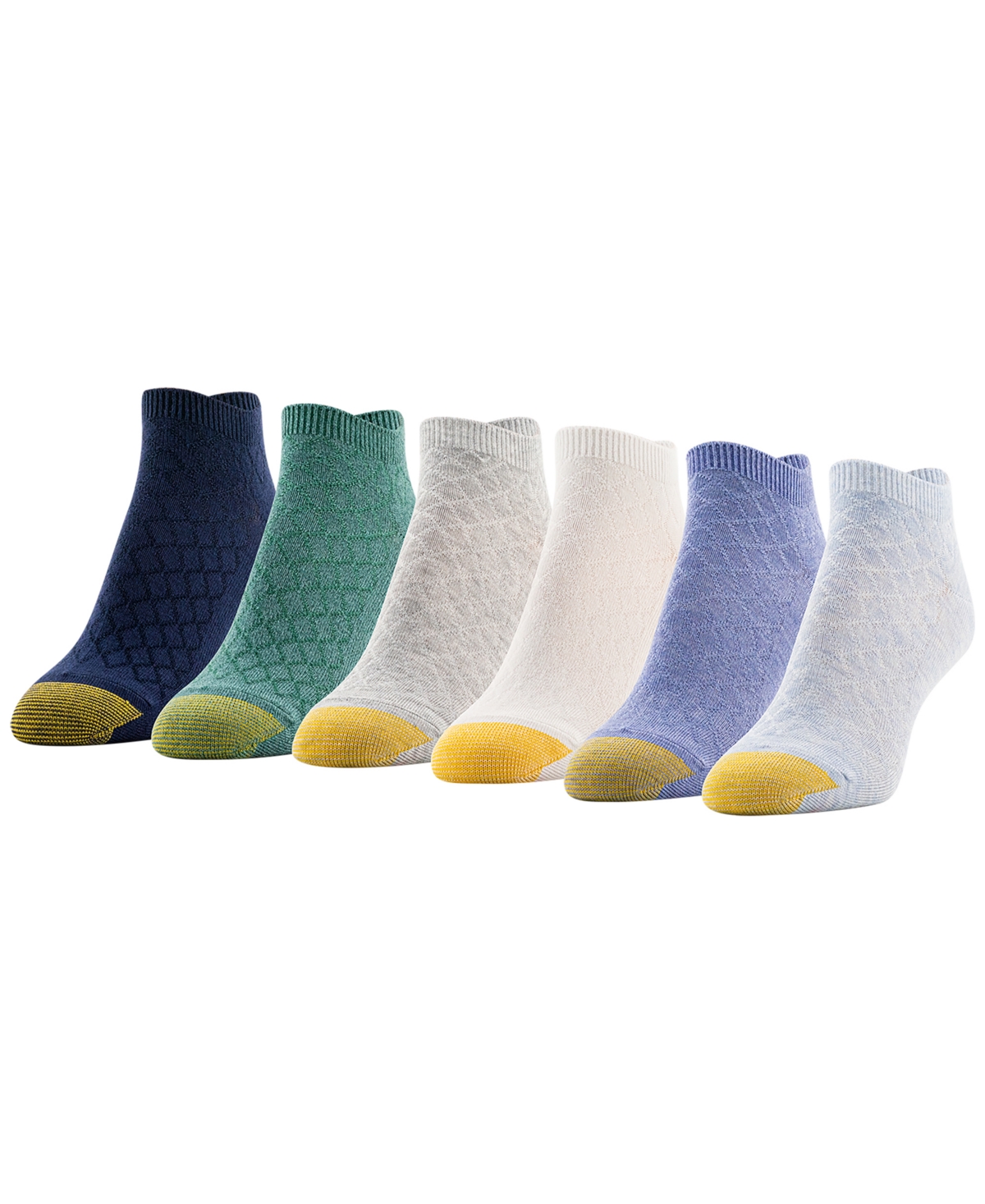 Click here for Gold Toe Womens Texture Liner Socks  6-Pack - Asso... prices