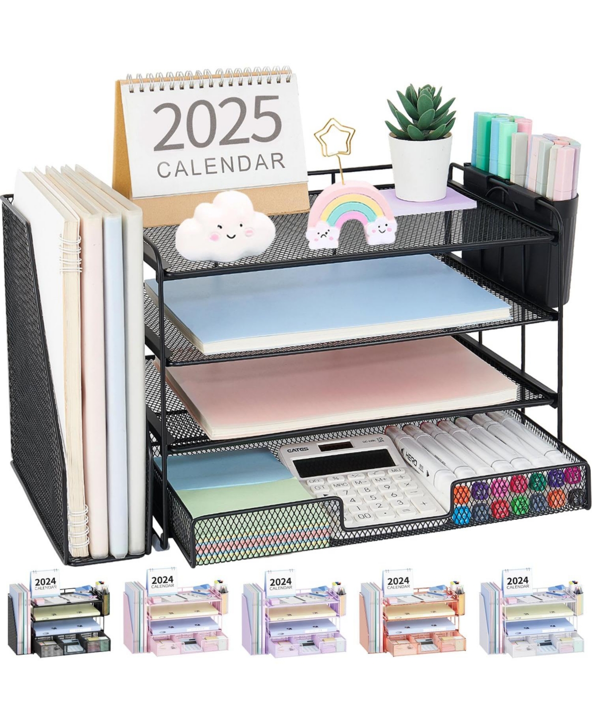 Click here for Gnuadz Desk Organizer 4-Tier File Drawer Pen Holde... prices