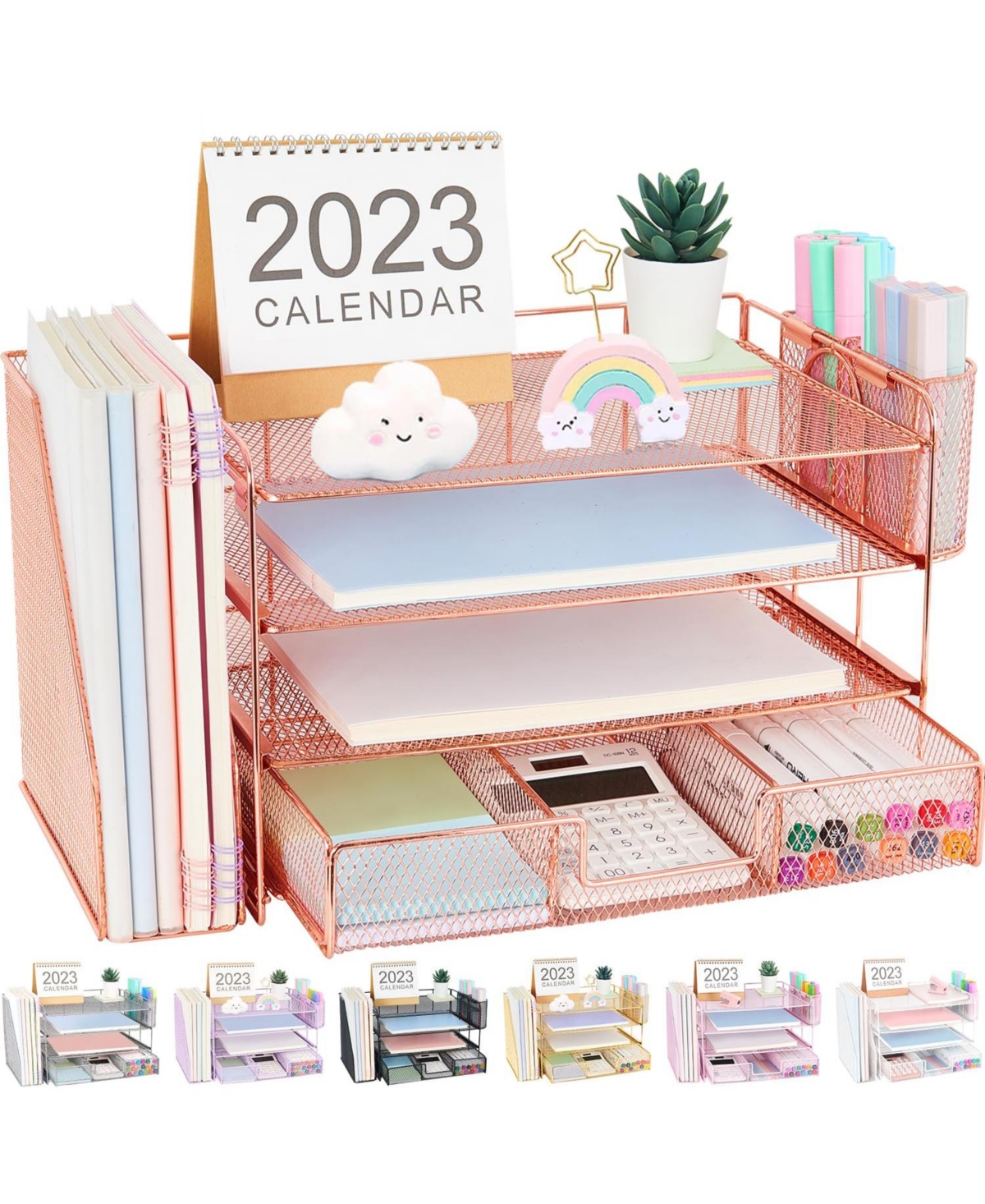 Click here for Gnuadz Desk Organizer 4-Tier File Drawer Pen Holde... prices