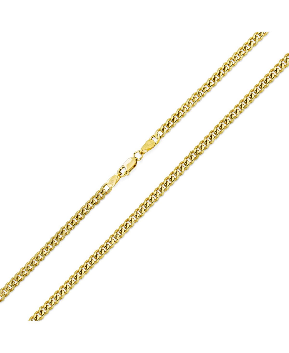 Click here for Bling Jewelry Rolo Link Chain Necklace (3.5mm) in... prices