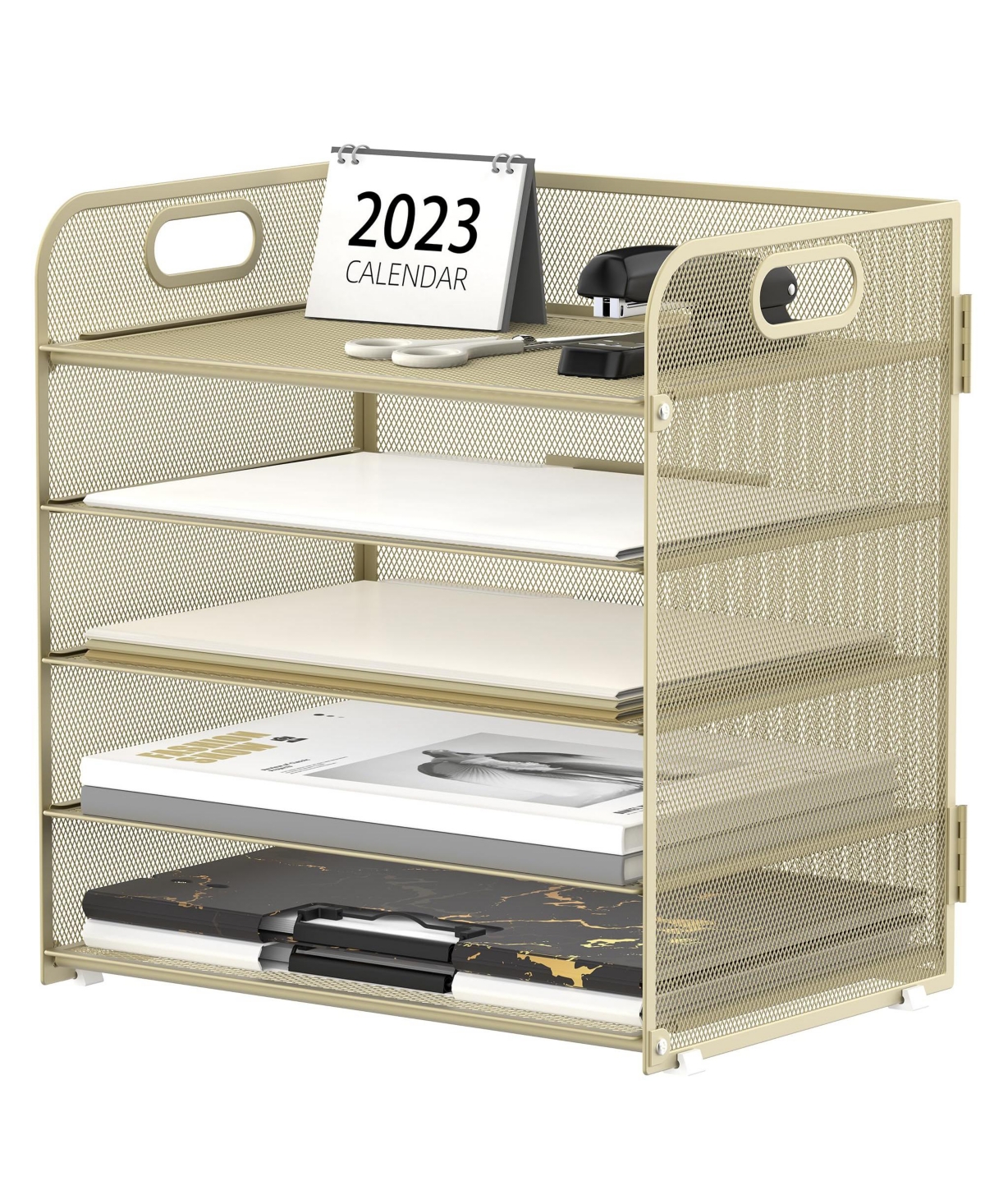 Click here for Gnuadz 5-Tier Mesh Letter Tray Desk Organizer - Go... prices