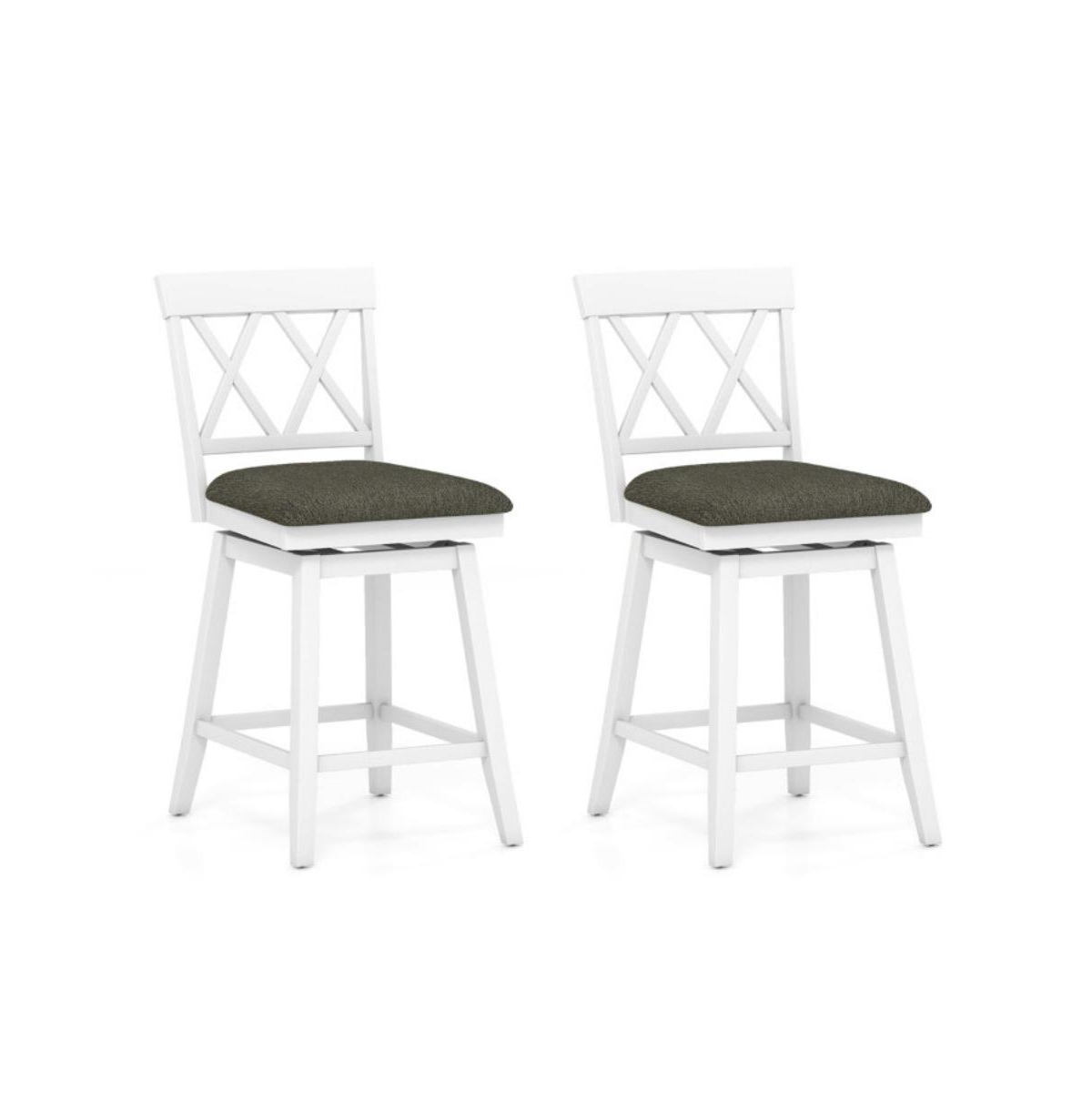 Click here for Gouun 24 in Swivel Counter Height Bar Stool Set of... prices