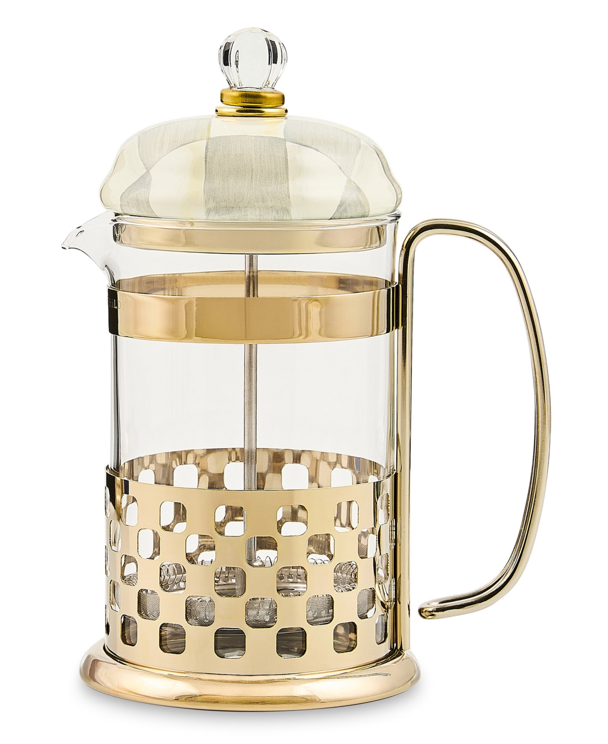 Click here for MacKenzie-Childs Sterling Check French Press prices