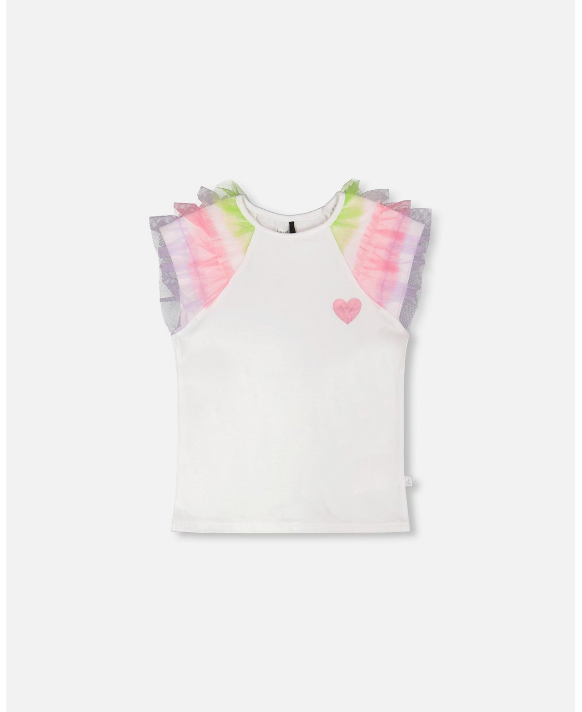 Click here for Deux par Deux Little Girls Jersey T-Shirt with Mul... prices