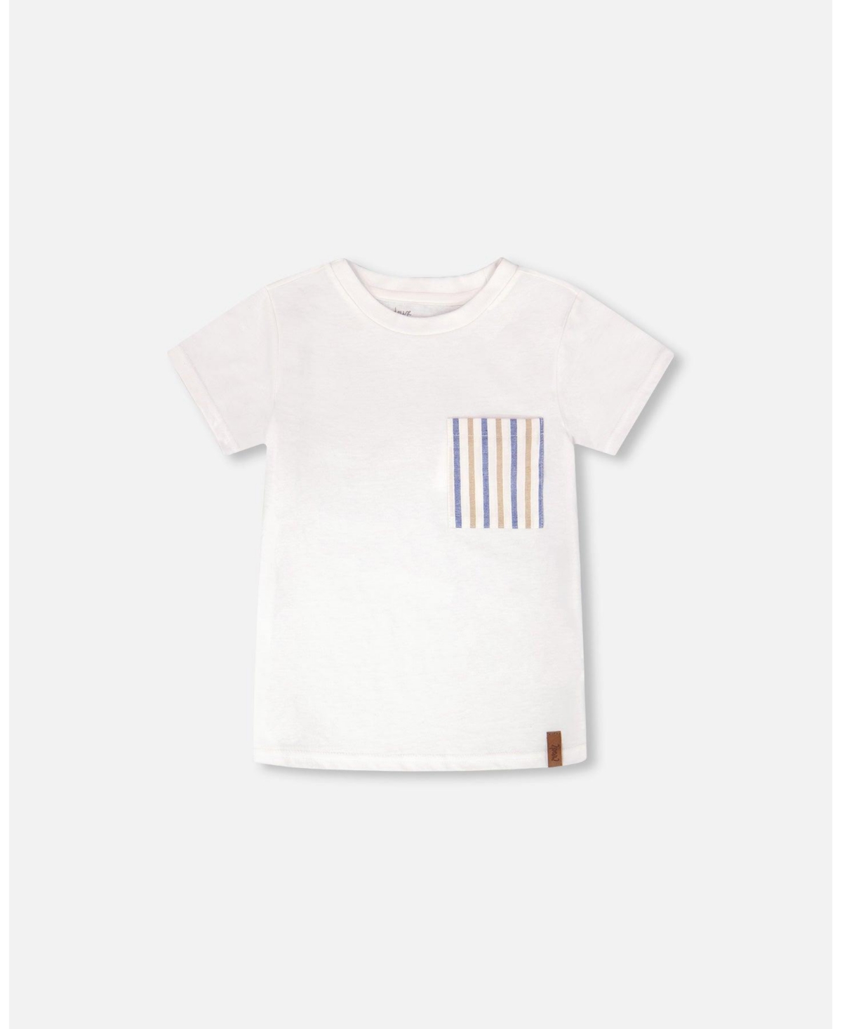 Click here for Deux par Deux Little Boys Jersey T-Shirt with Ches... prices