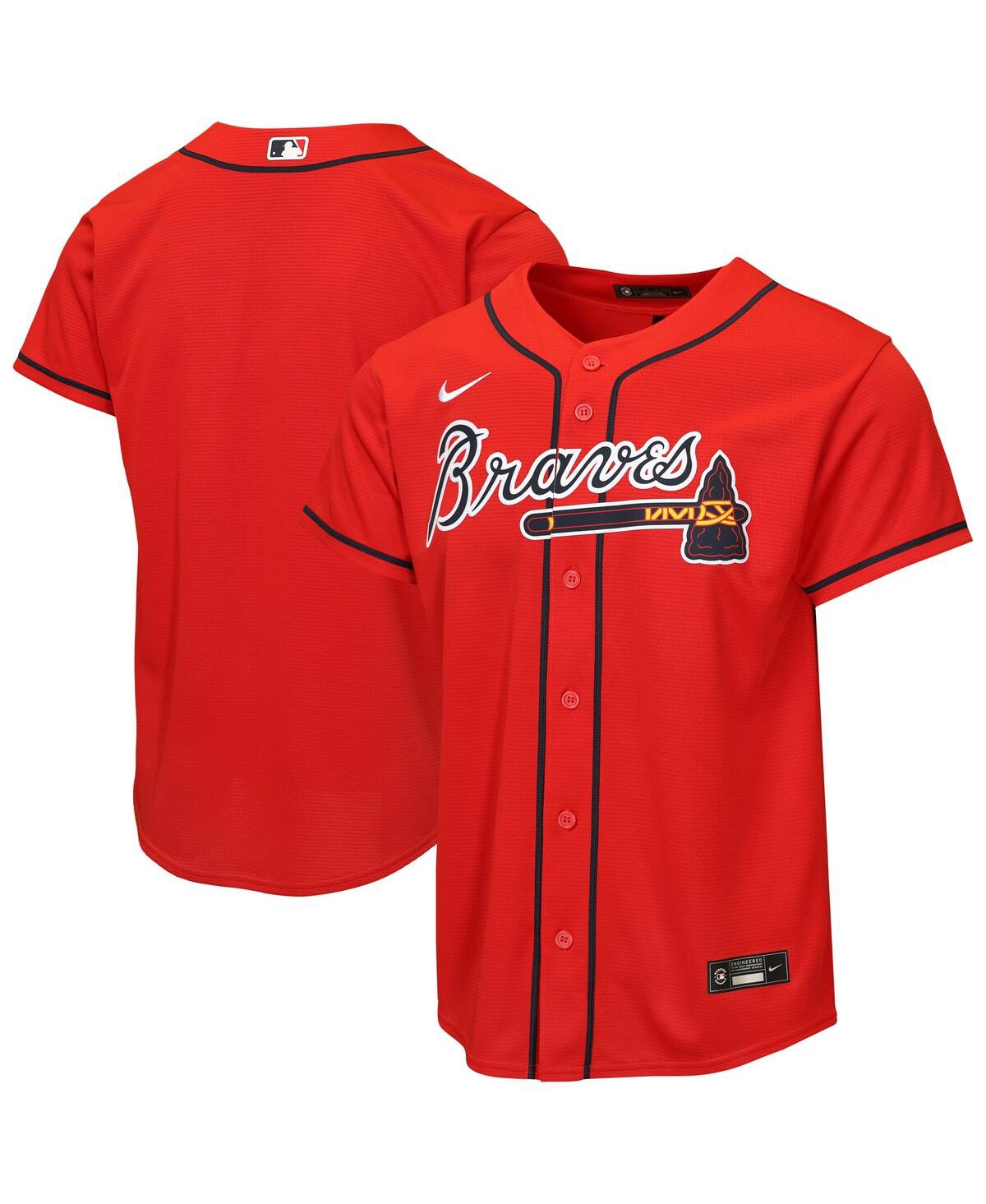Click here for Nike Big Boys and Girls Red Atlanta Braves Alterna... prices