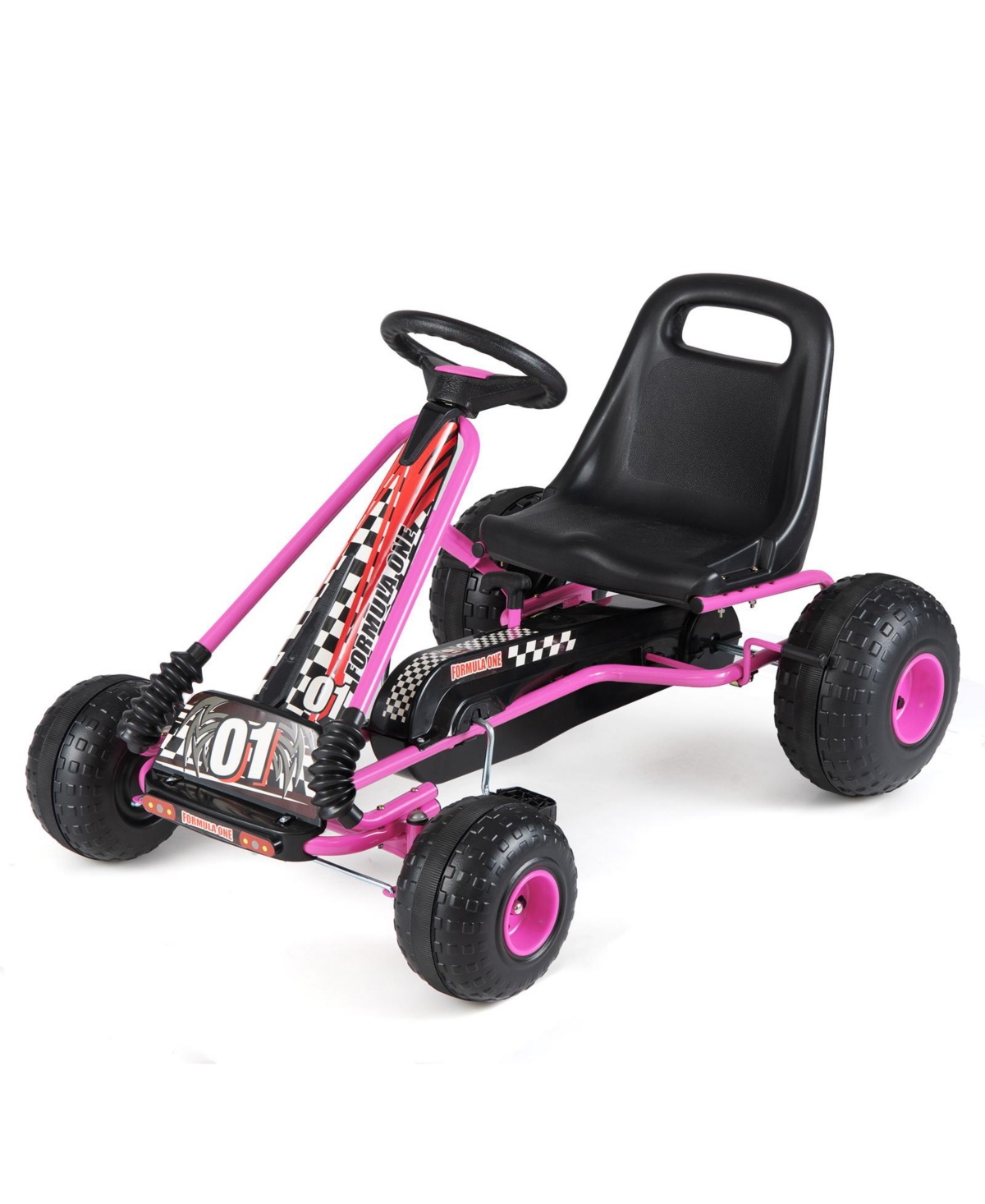 Click here for Slickblue Kids Ride On Pedal Go Kart with Adjustab... prices
