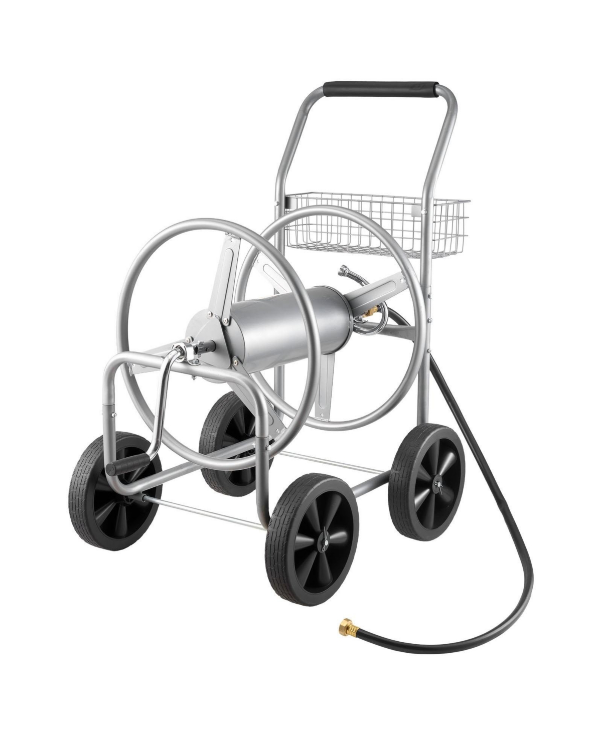 Click here for Sugift Mobile Steel Hose Reel Cart with Storage Ba... prices