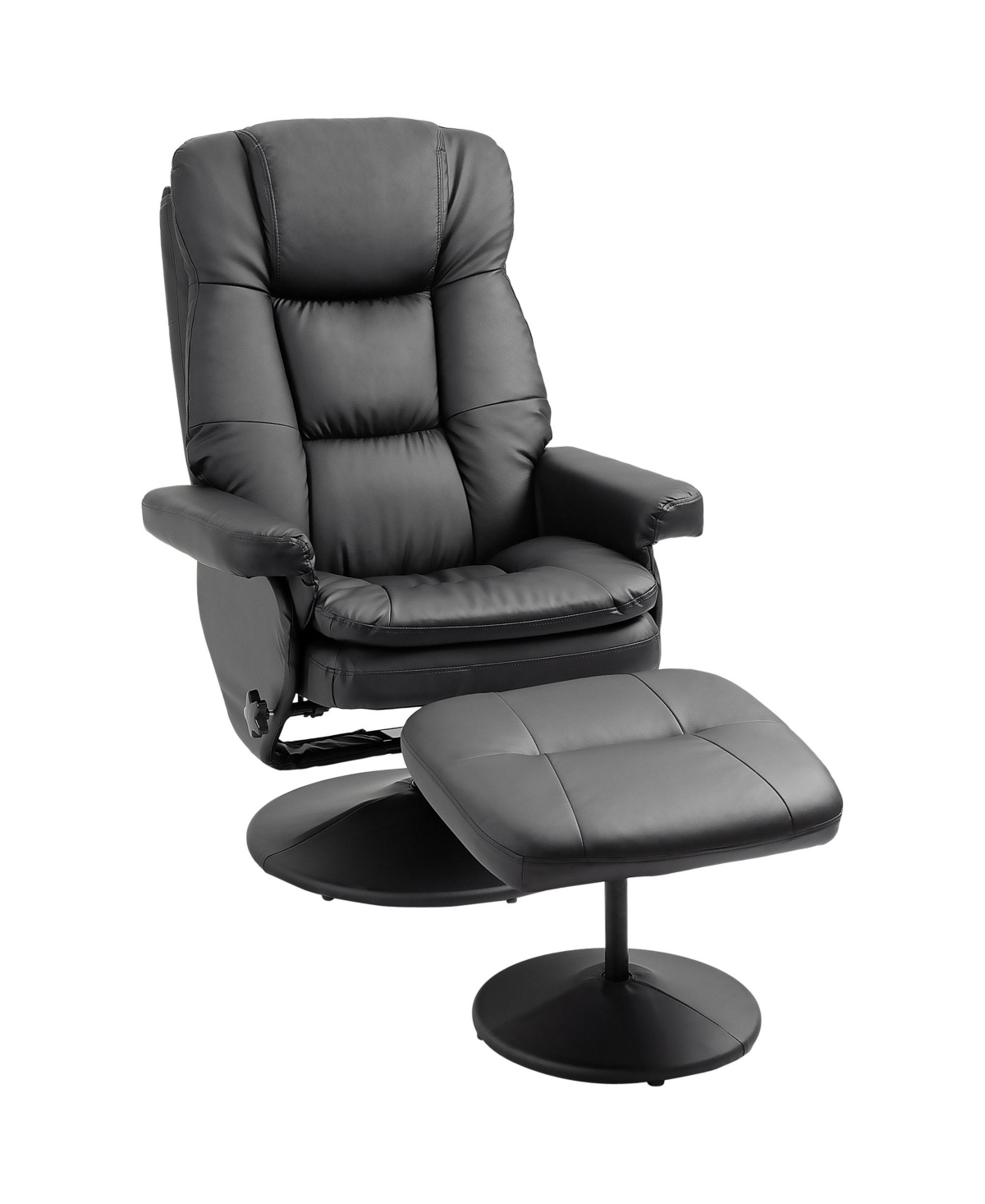 Click here for Boyel Living Swivel Pu Leather Recliner and Ottoma... prices