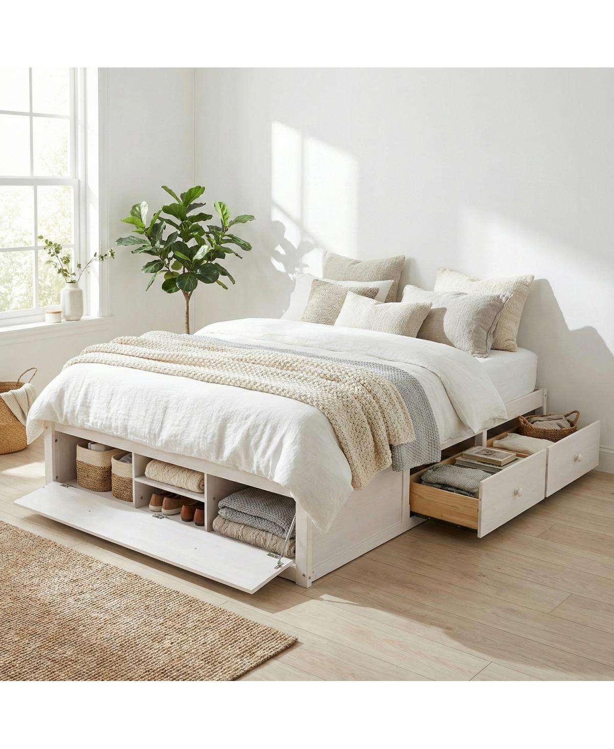 Click here for Streamdale Furniture Platform Bed w/ 4 Drawers and... prices