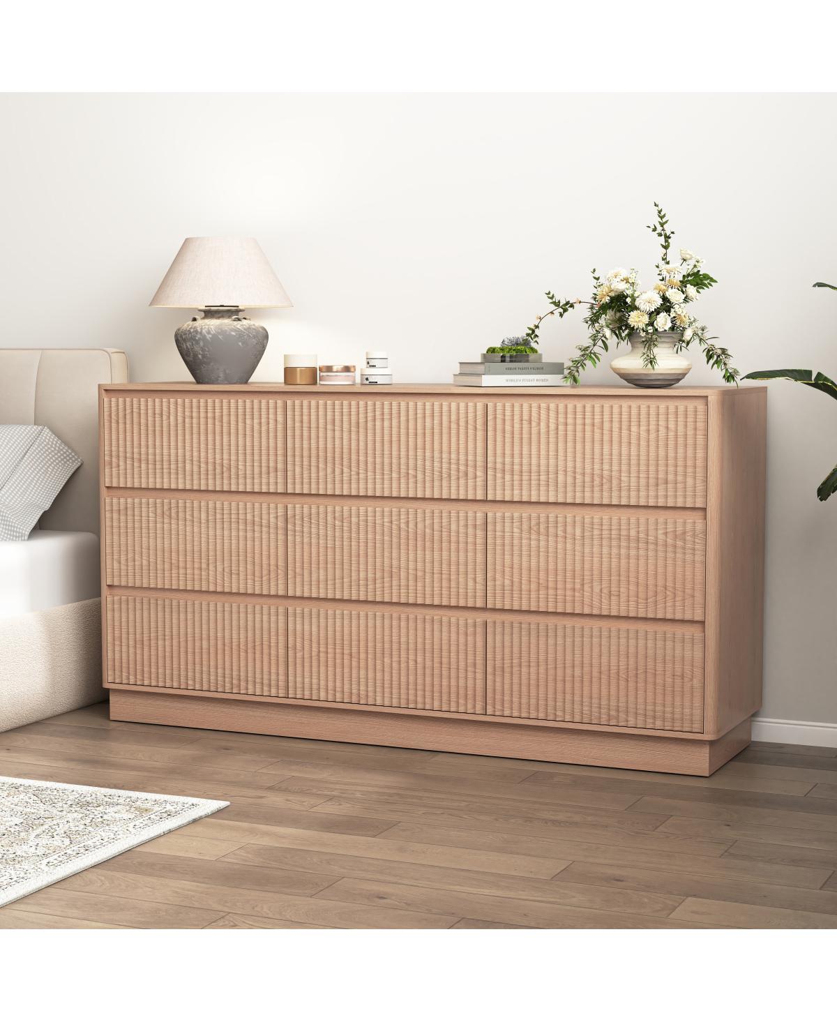 Click here for Streamdale Furniture 9 Drawer Wood Dresser/Tv Stan... prices