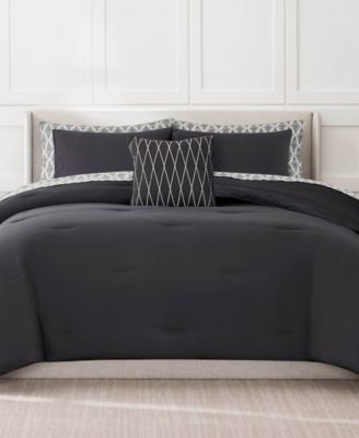 Click here for Nine West Nouveau Geometric Bed In A Bag Comforter... prices