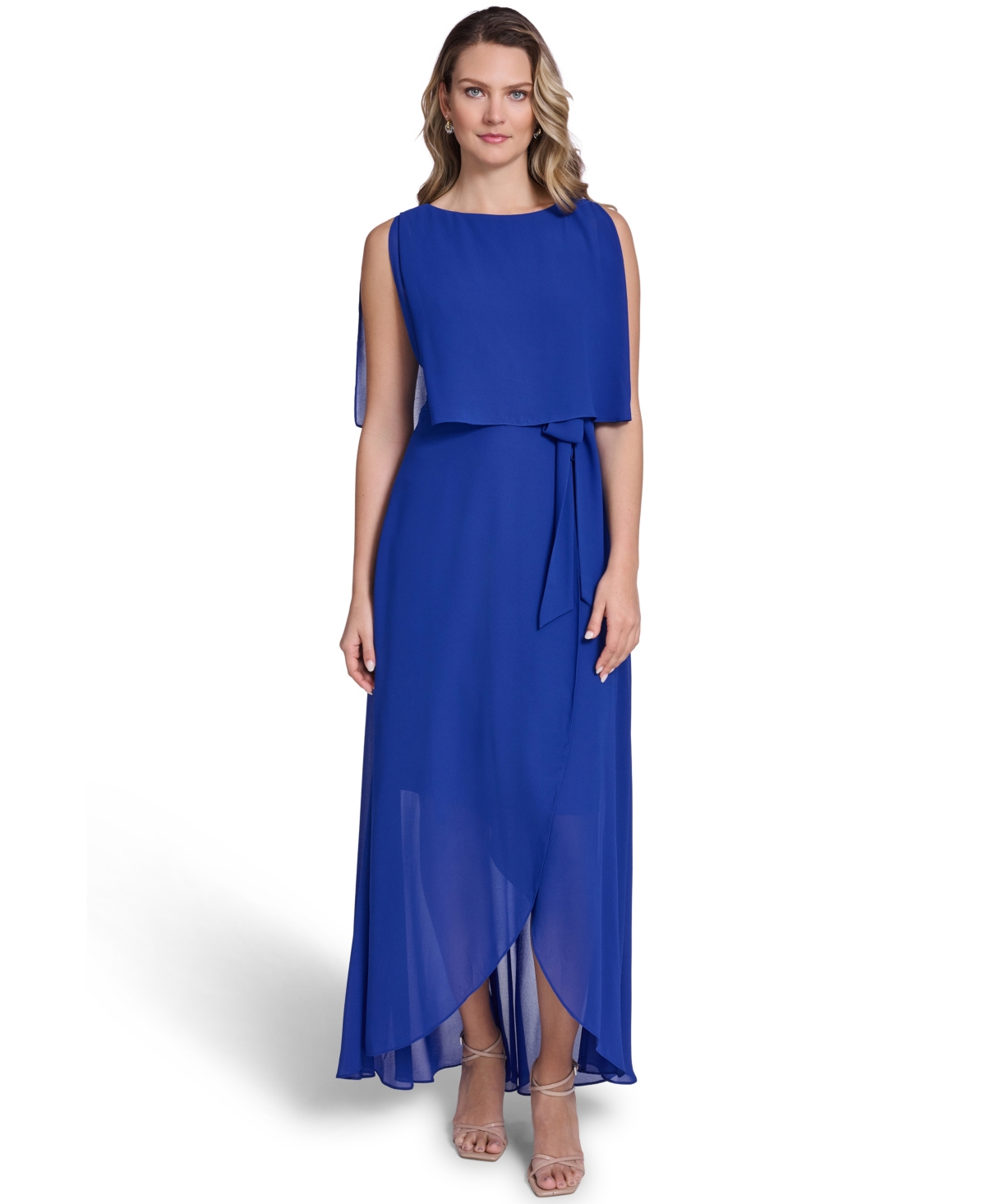 Click here for Jessica Howard Womens Boat Neck High Low Maxi Dres... prices