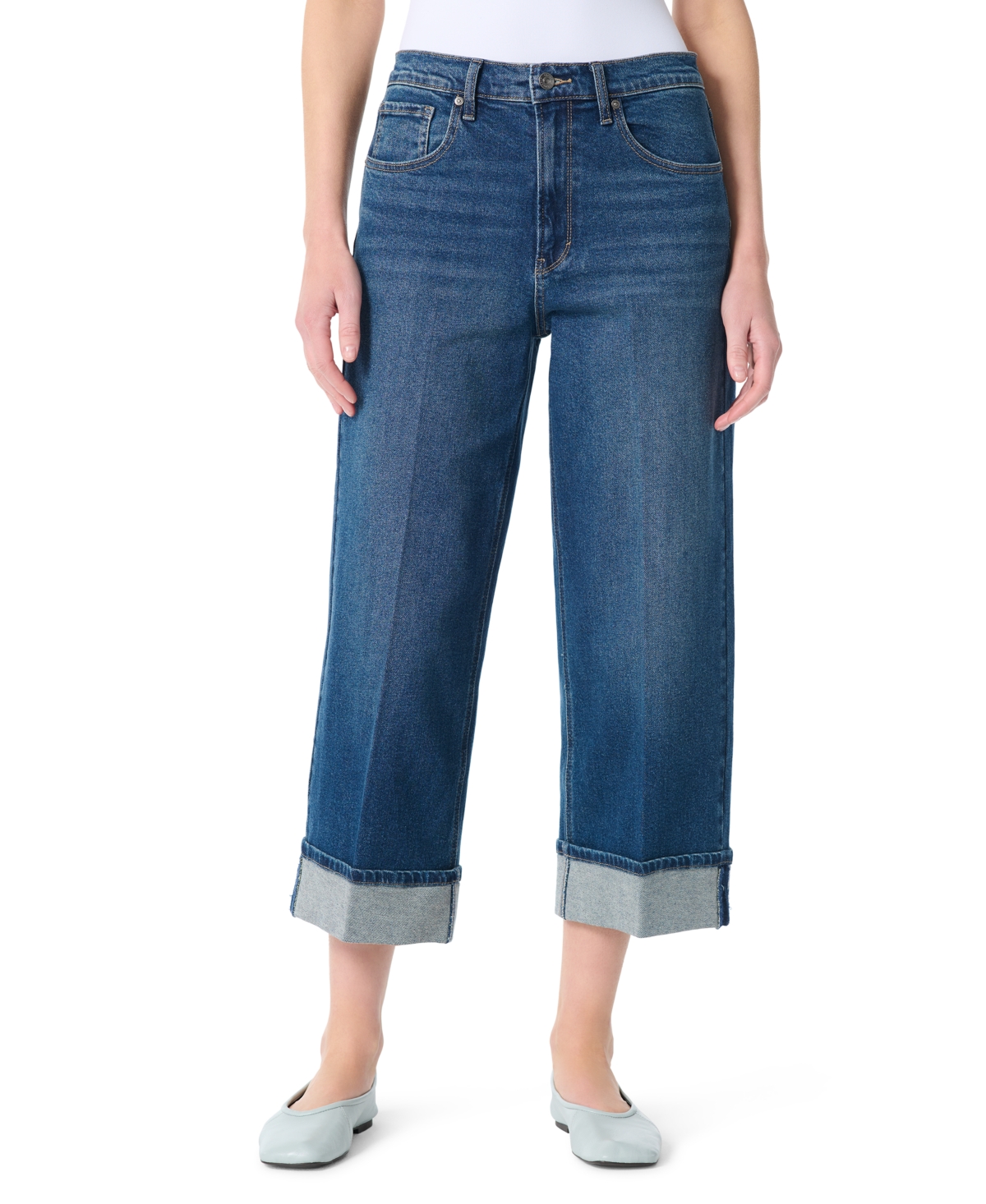 Click here for Gloria Vanderbilt Womens High-Rise Cuffed Cropped... prices