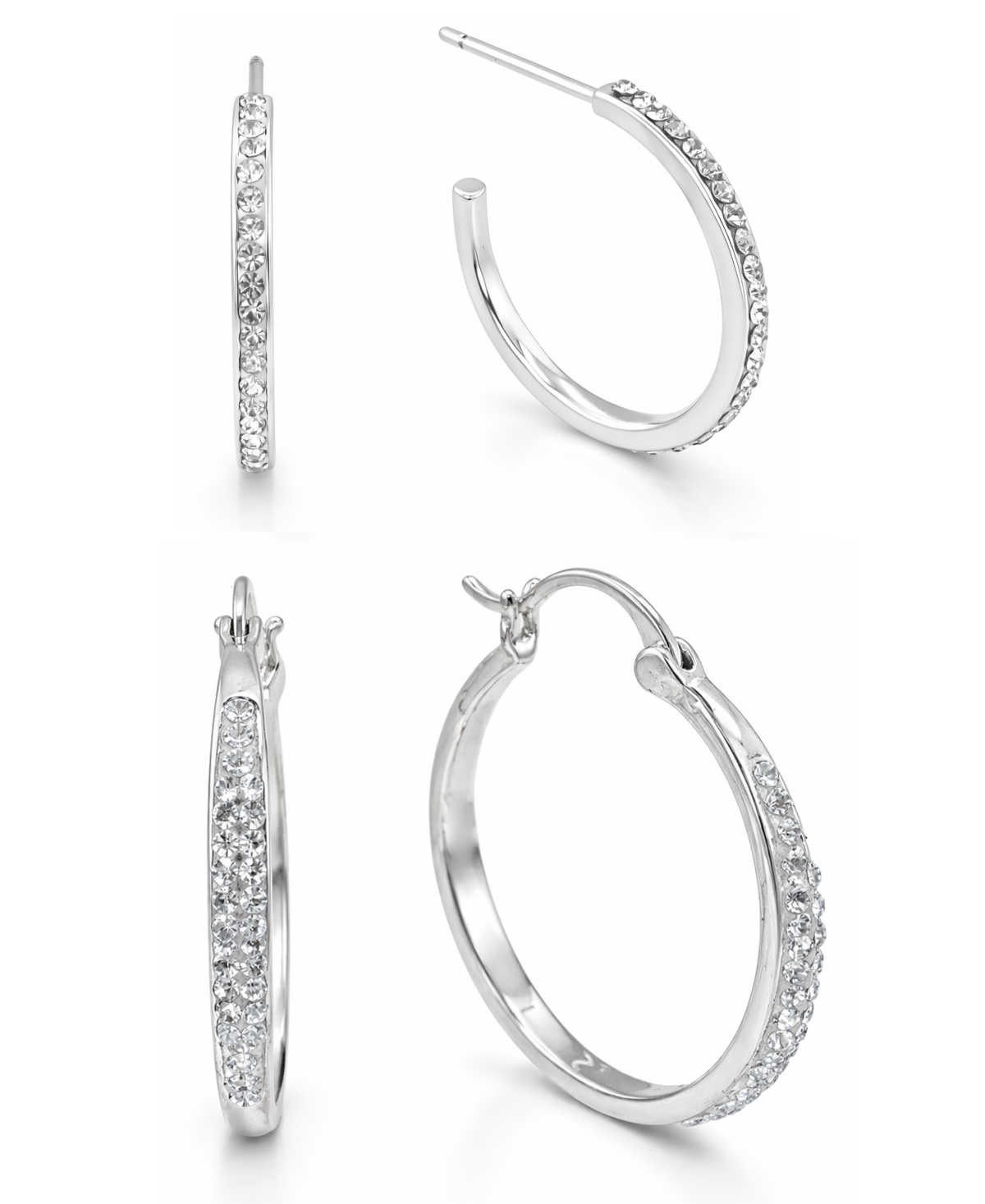 Click here for And Now This Clear Crystal C Hoop & Click Top Hoop... prices