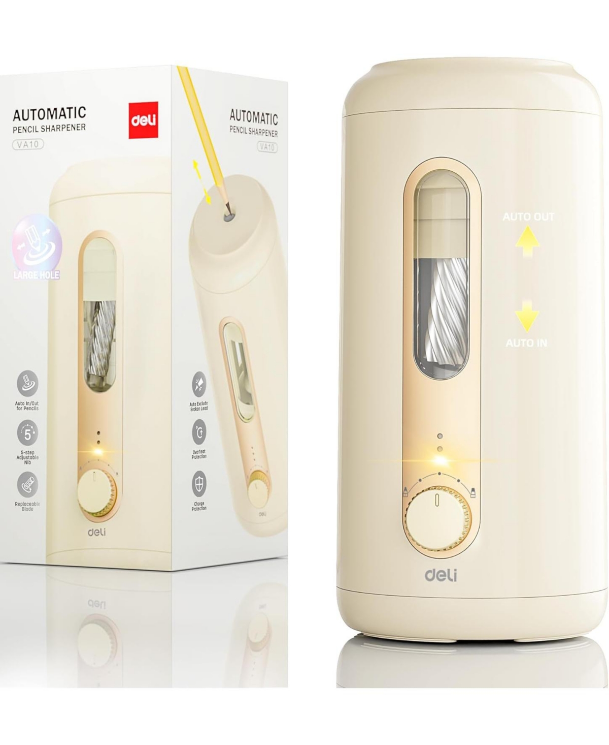 Click here for Deli VA10 Electric Pencil Sharpener - Fully Automa... prices