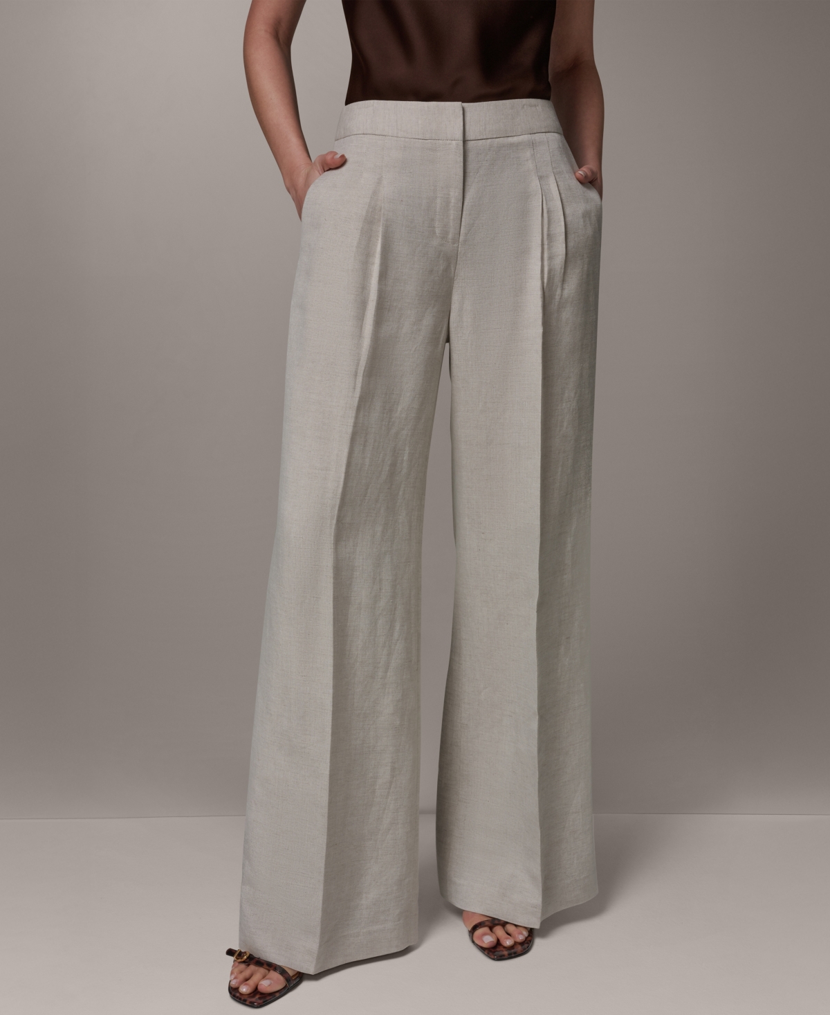 Click here for Donna Karan New York Petite High-Rise Wide-Leg Pan... prices