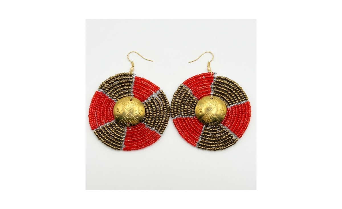 Click here for Kendi Amani Sanaa African Beaded Earrings Handcraf... prices