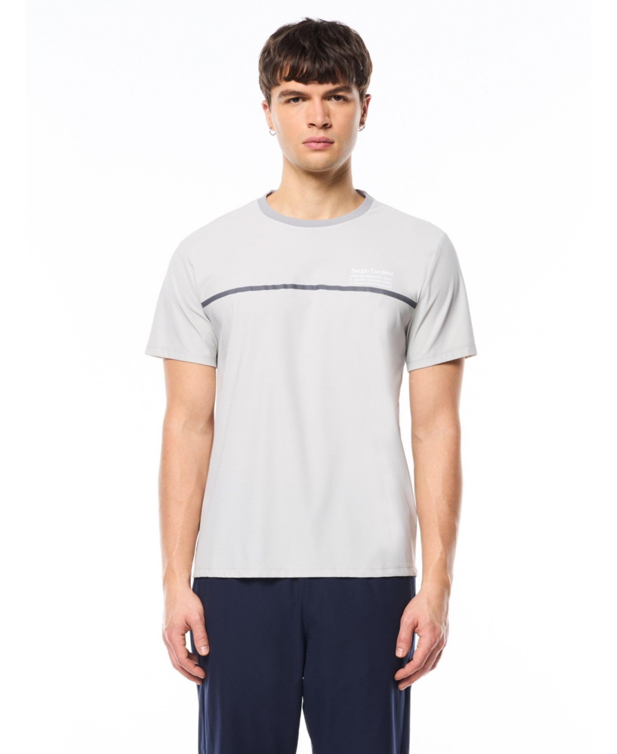 Click here for Sergio Tacchini Mens Campo Court T-shirt - Quiet g... prices
