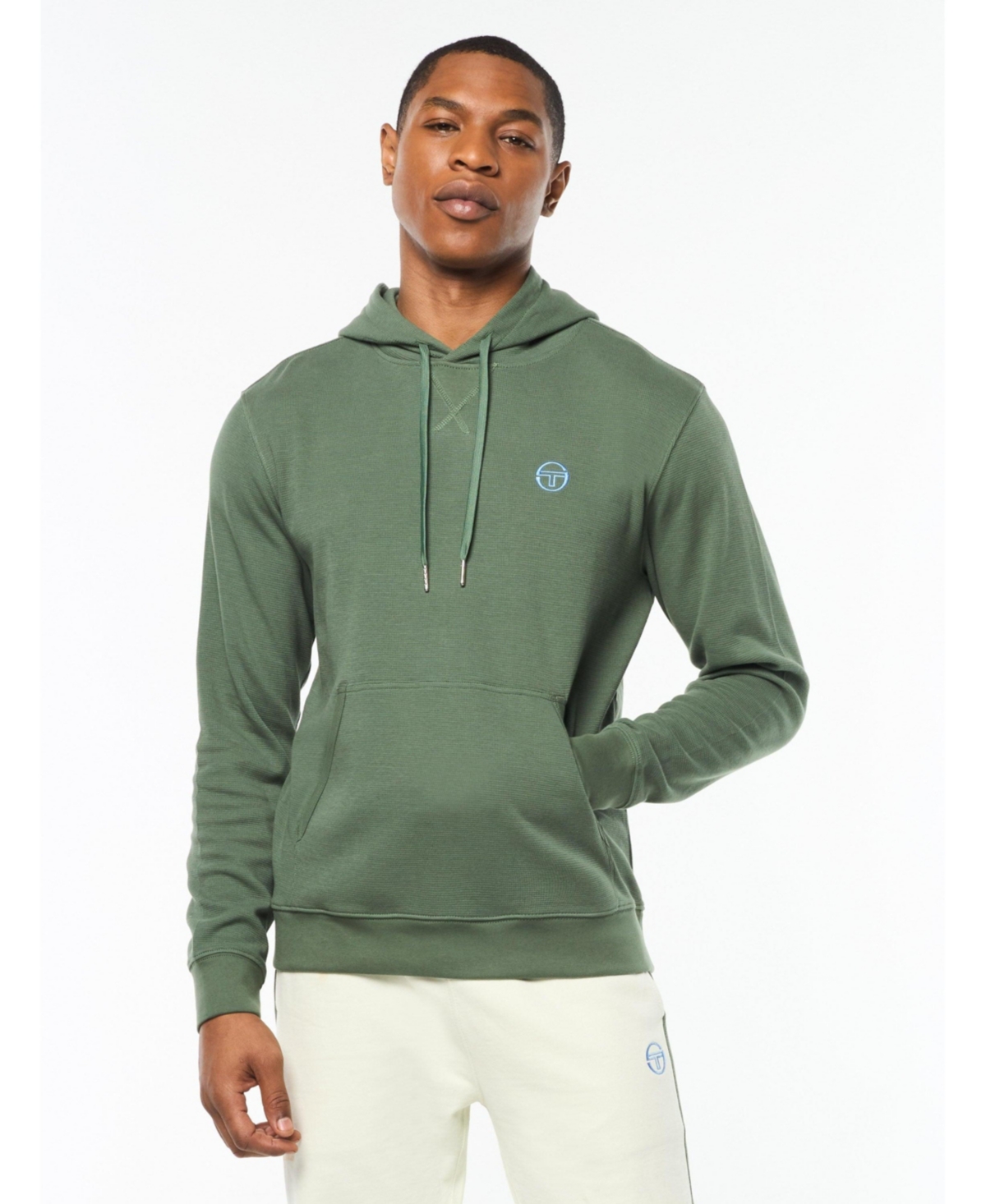 Click here for Sergio Tacchini Mens Grafico Hoodie - Duck green prices