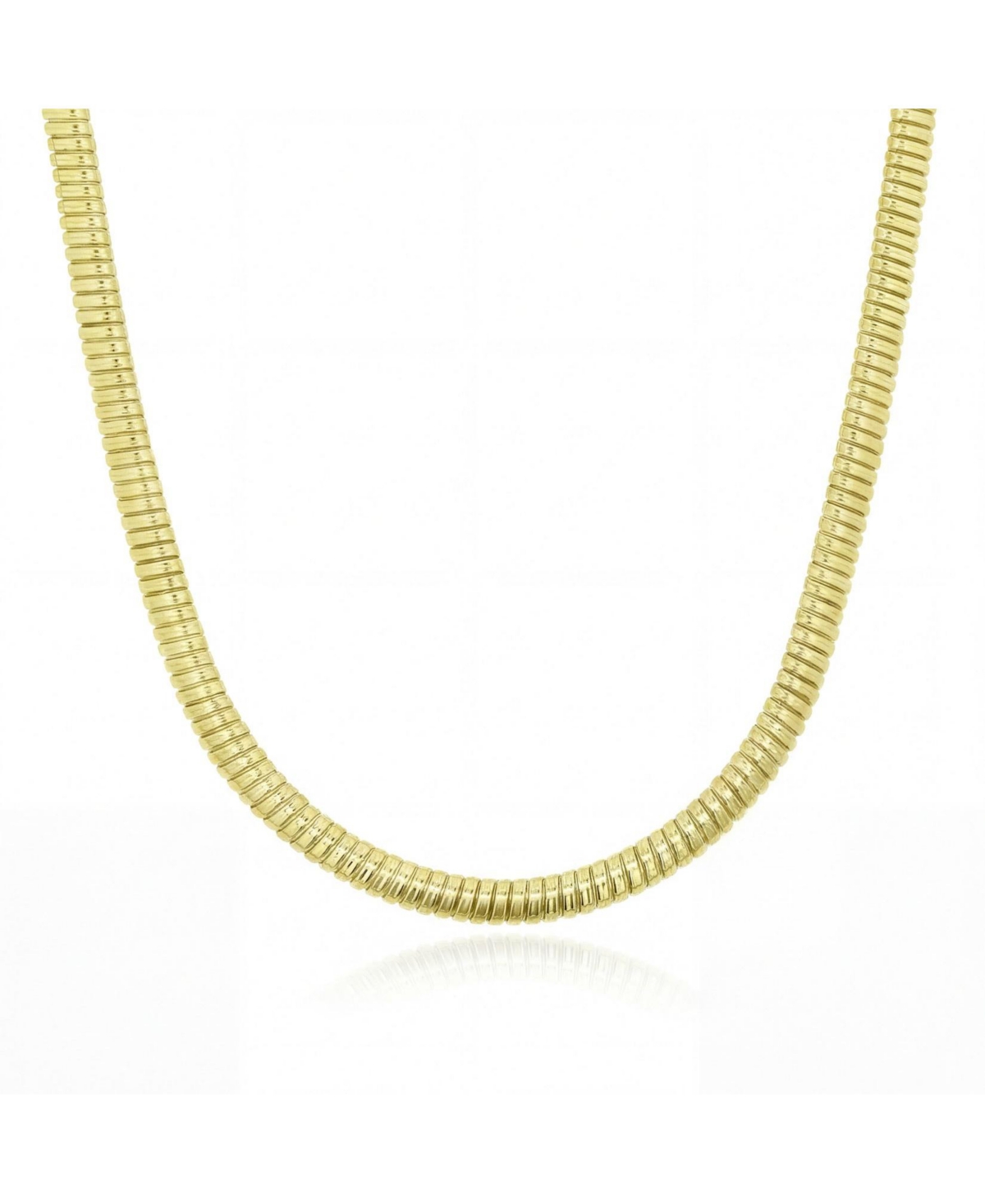 Click here for The Lovery Tubogas Collar Necklace 14K Gold-Plated... prices
