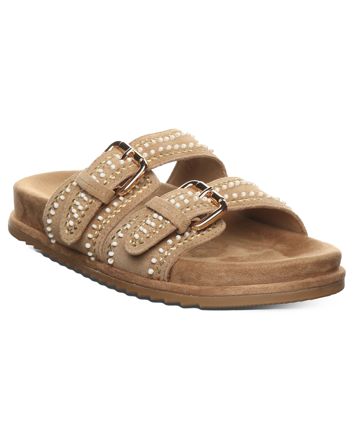 Click here for Bearpaw Womens Anya Round Toe Sandals - Toffee prices