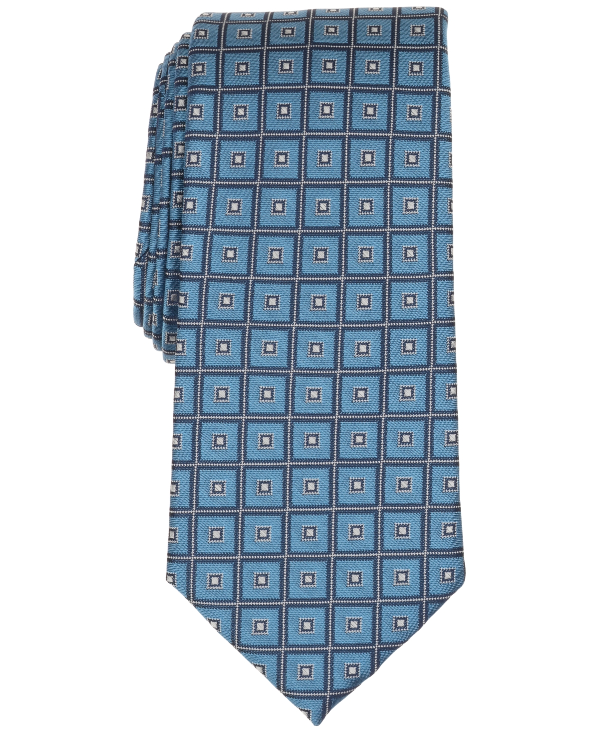 Click here for Michael Kors Mens Arles Neat Tie - Blue prices
