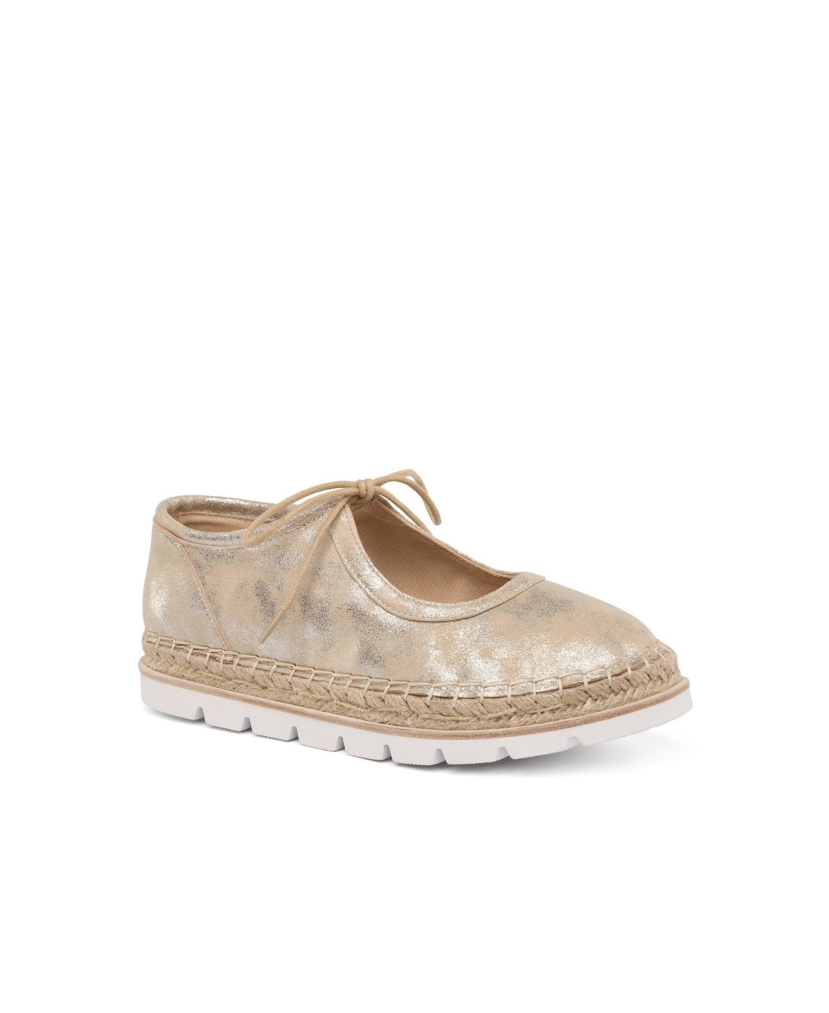 Click here for JSlides Womens Billie Leather Sneaker - beige /kha... prices