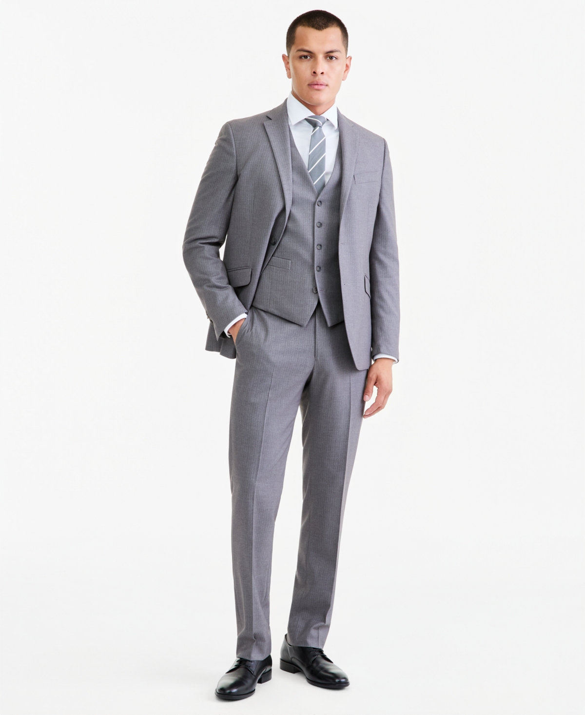 Click here for Kenneth Cole Reaction Mens 3-Pc. Slim Fit Techni-C... prices