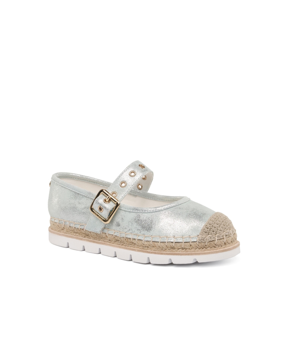 Click here for Jslides Beatrice Espadrille - Light/Pastel Blue prices
