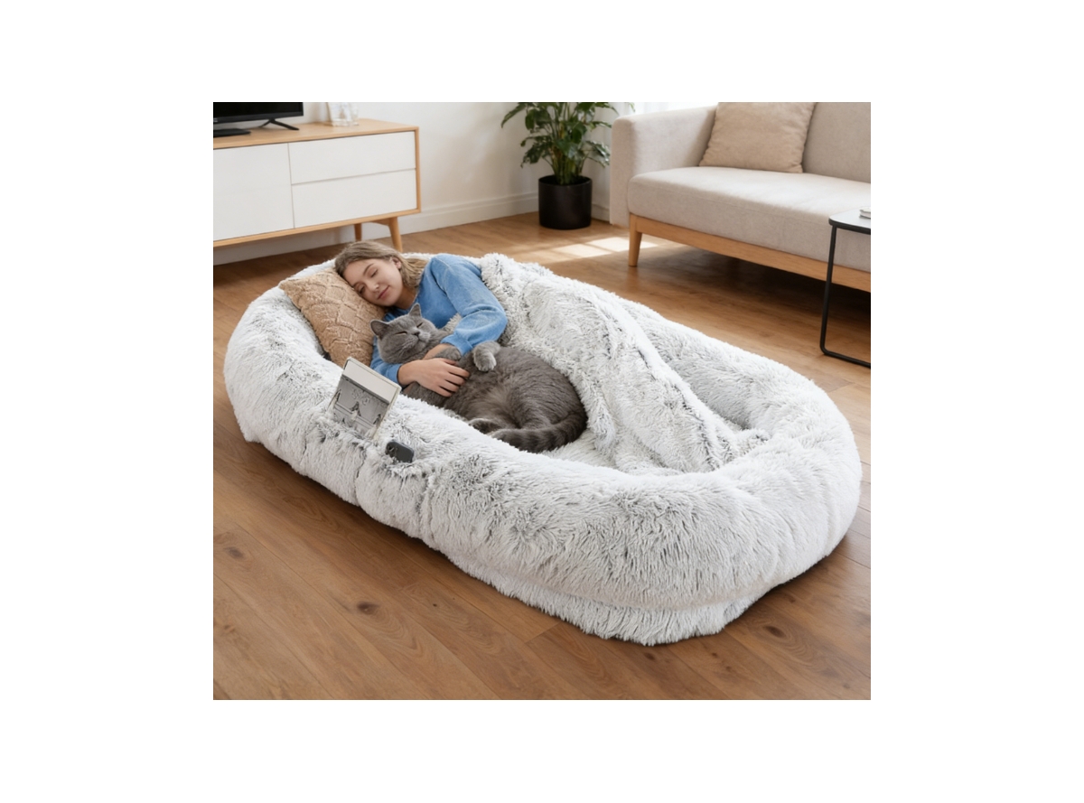 Click here for Zeus and Ruta Orthopedic Cat Bed with Washable Fau... prices