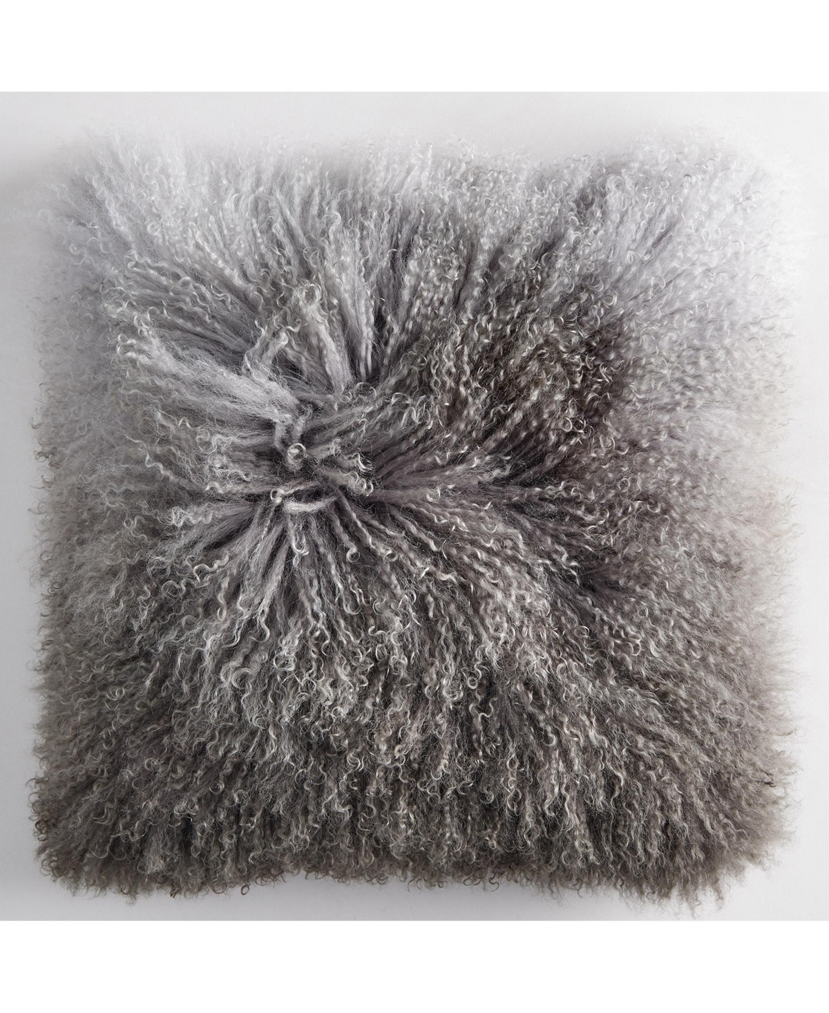 Click here for Z Gallerie Ombre Mongolian Pillow - Grey prices