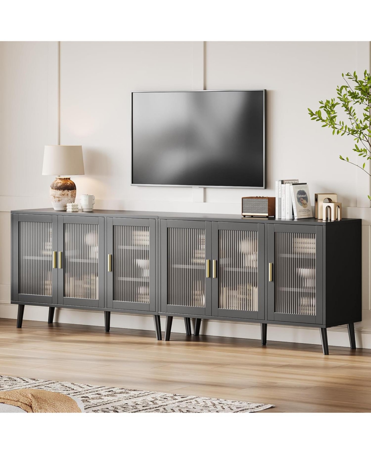 Click here for gaomon Sideboard Buffet Cabinet Set of 2  48 Buffe... prices