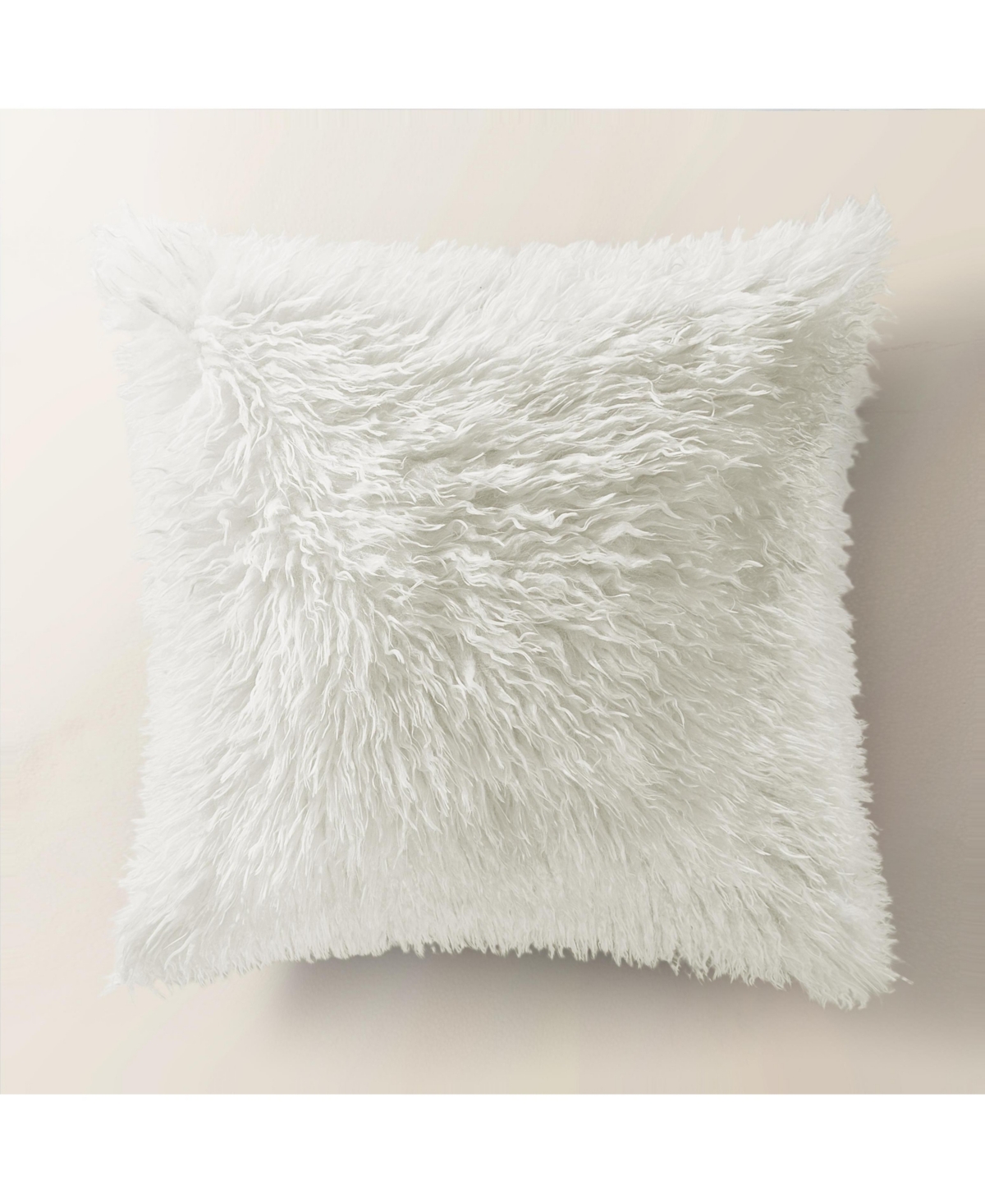 Click here for Z Gallerie Micah Faux Mongolian Pillow - Ivory prices