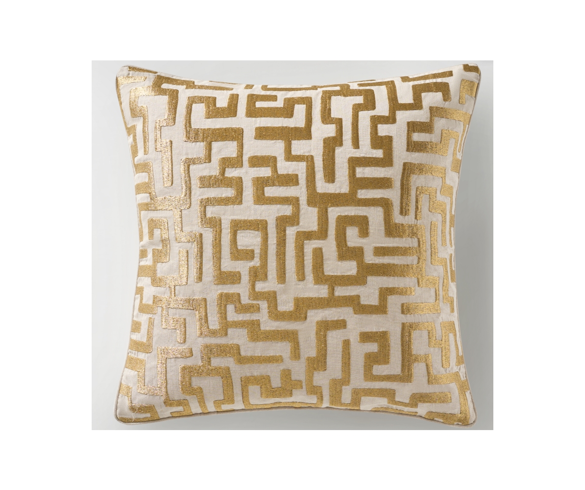 Click here for Z Gallerie Mod Maze Pillow - Gold prices
