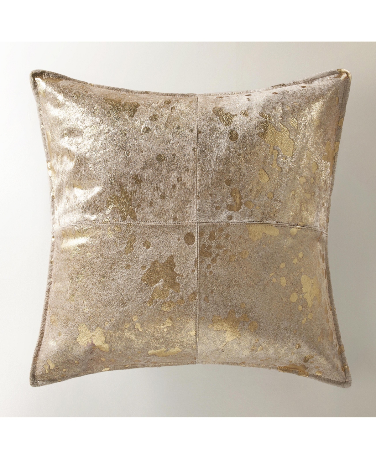 Click here for Z Gallerie Metallic Hide Pillow - Gold prices