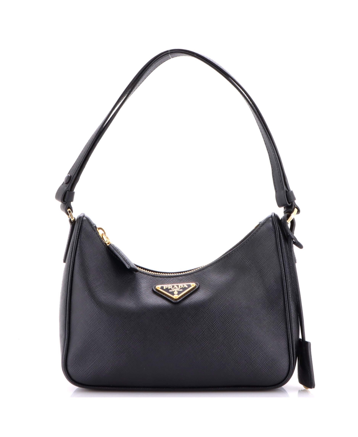 Click here for Pre-Owned Prada Mini Re-Edition Hobo Saffiano Leat... prices