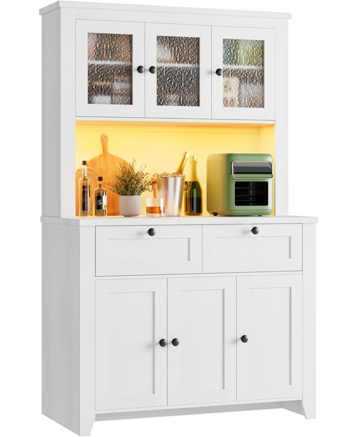 Click here for gaomon Pantry Cabinet with Charging Station  Farmh... prices