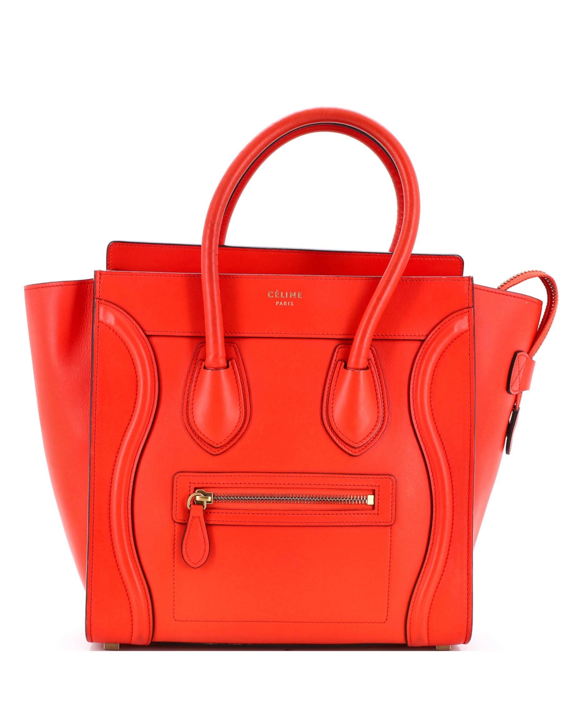 Click here for Pre-Owned Celine Micro Luggage Bag Smooth Leather... prices