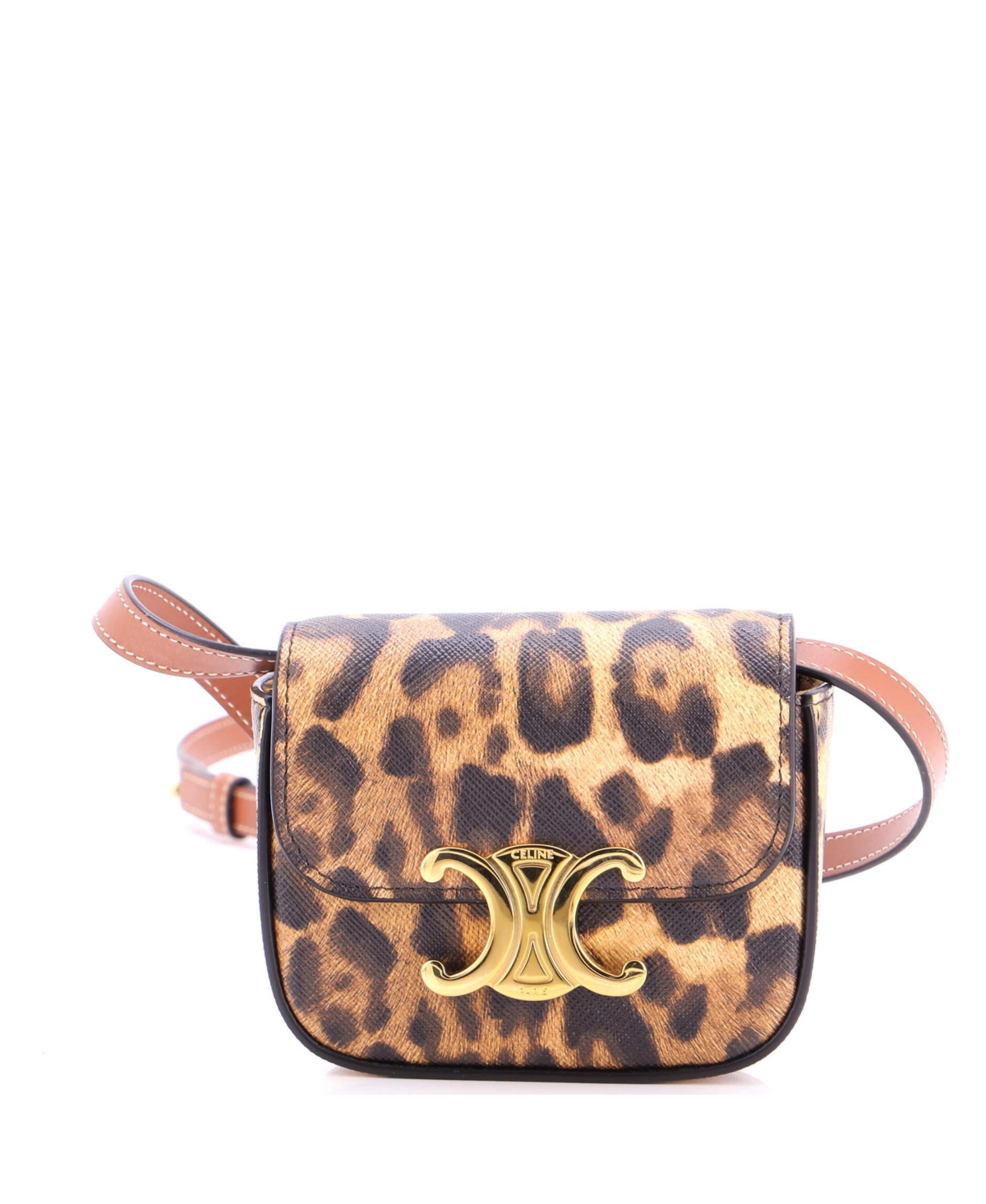 Click here for Pre-Owned Celine Mini Claude Shoulder Bag Printed... prices