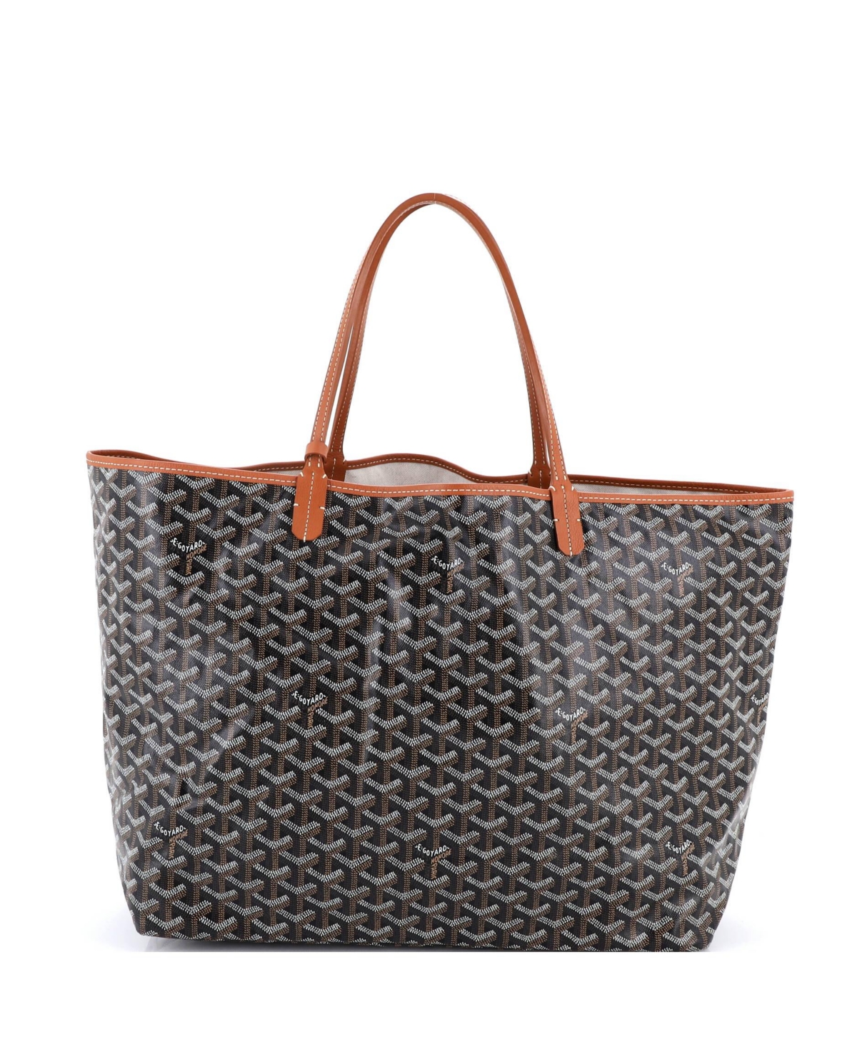 Click here for Pre-Owned Goyard Gm Saint Louis Tote Coated Canvas... prices