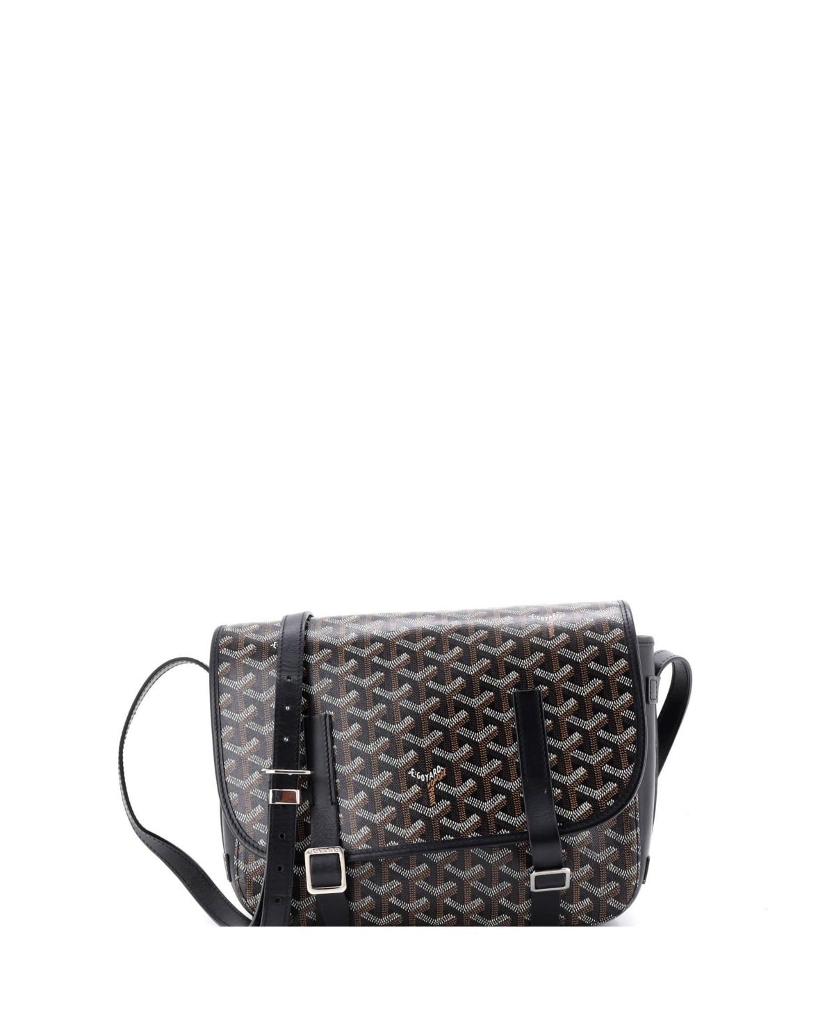 Click here for Pre-Owned Goyard Mm Belvedere Messenger Bag Coated... prices