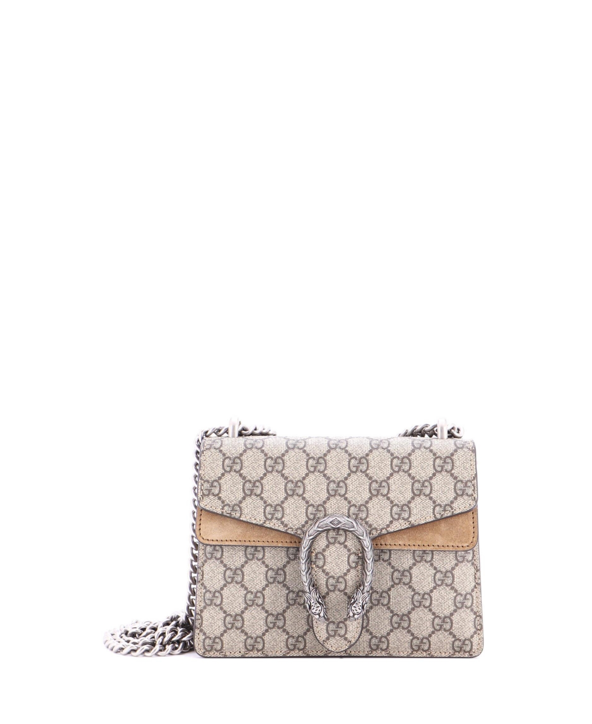 Click here for Pre-Owned Gucci Mini Dionysus Bag Gg Coated Canvas... prices