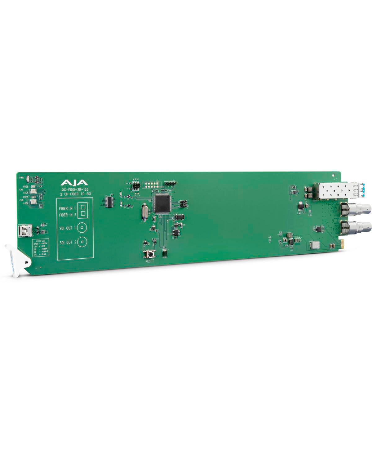 Click here for Aja Og-fido-2R-12G openGear 2-Channel Single Mode... prices