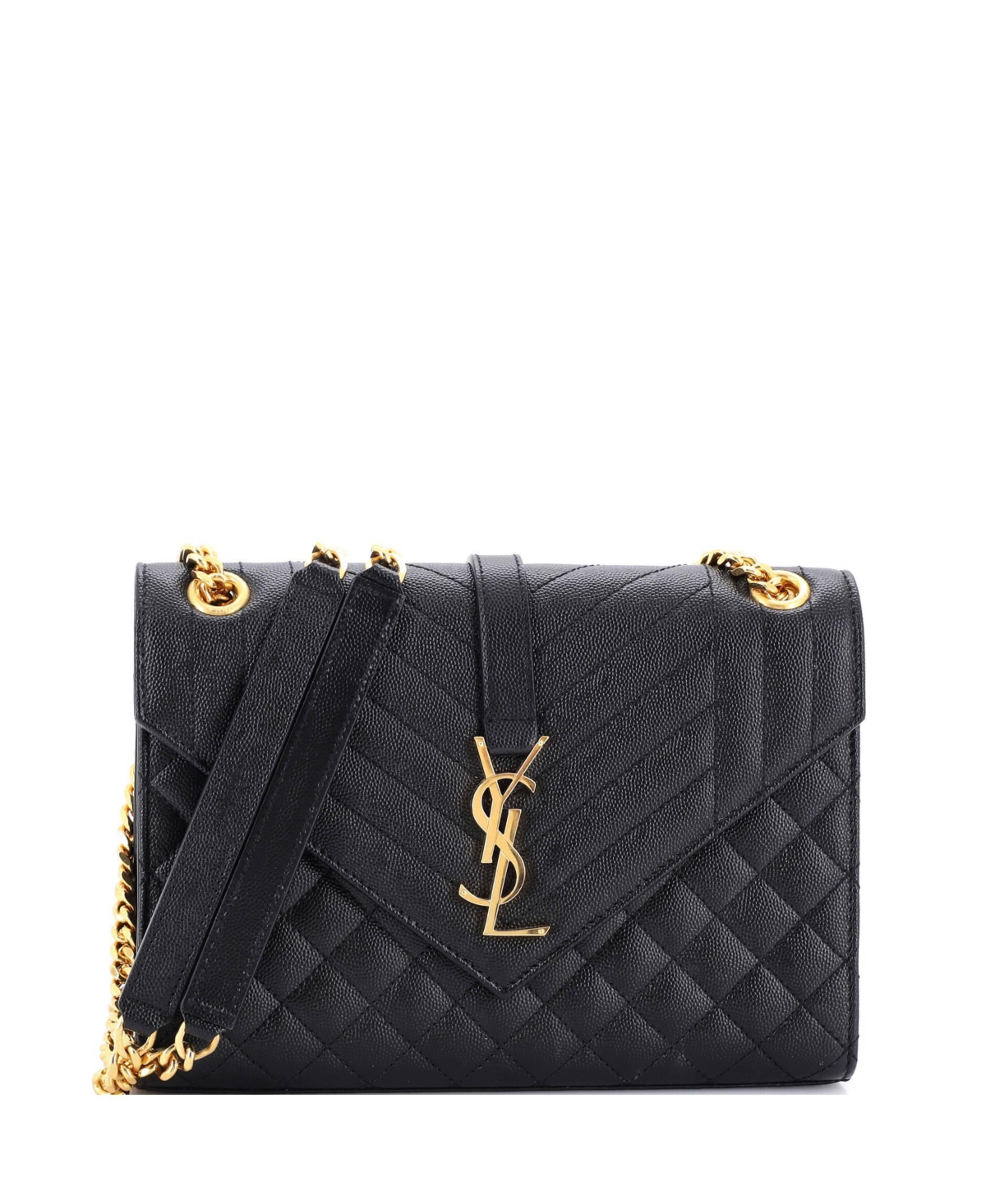 Click here for Pre-Owned Saint Laurent Medium Classic Monogram En... prices